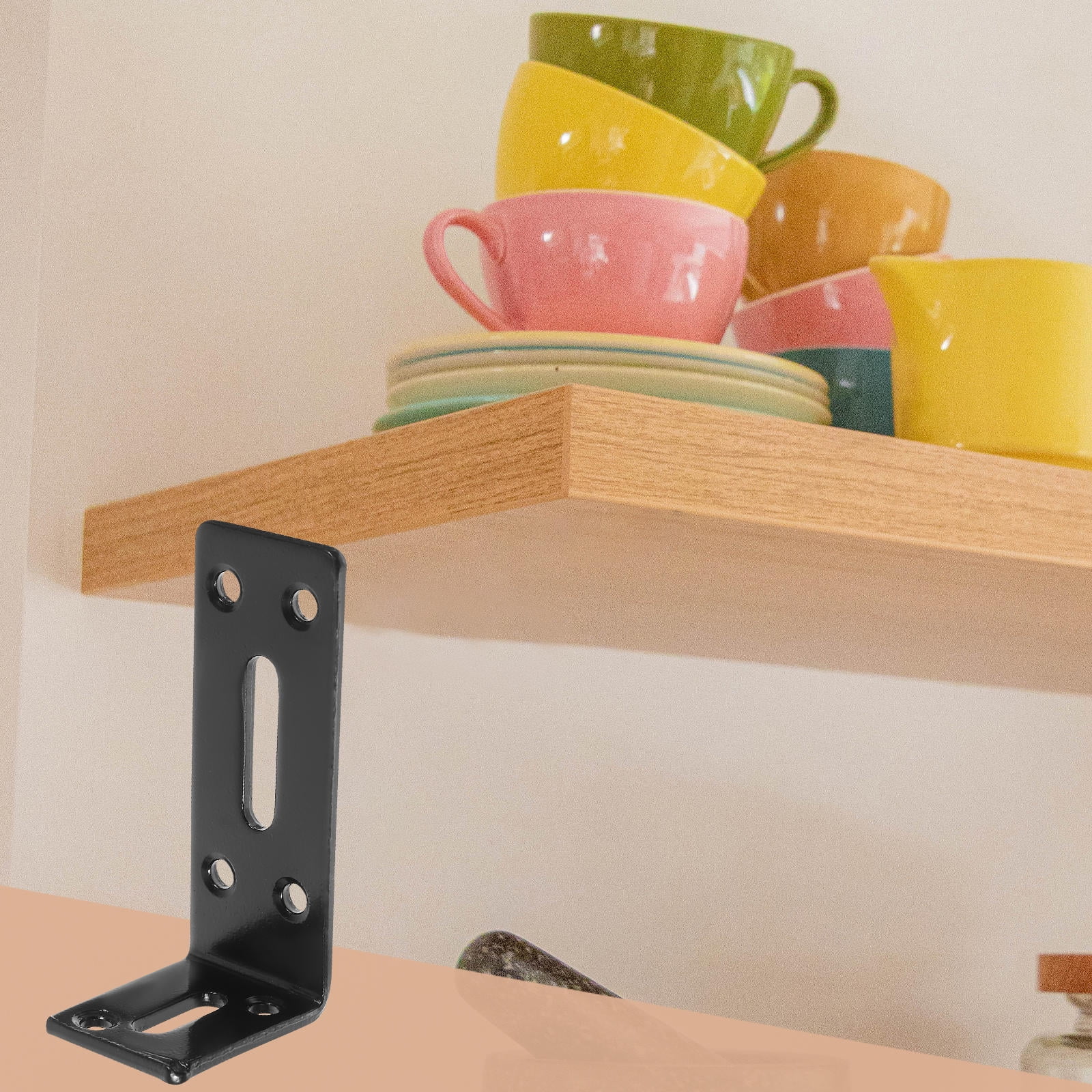 FRCOLOR 4 Pcs L Shape Corner Brace Angle Bracket Support Floating ...