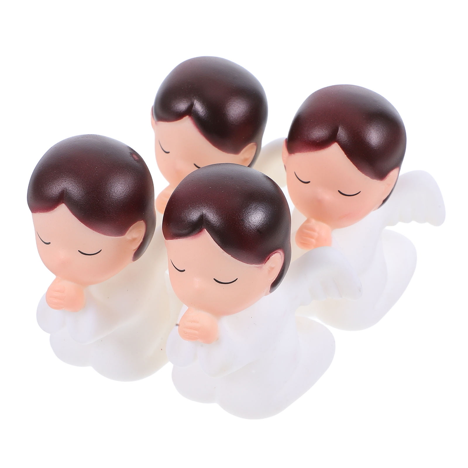 FRCOLOR 4 Pcs Miniature Angel Girl Cake Topper For Wedding Cake ...