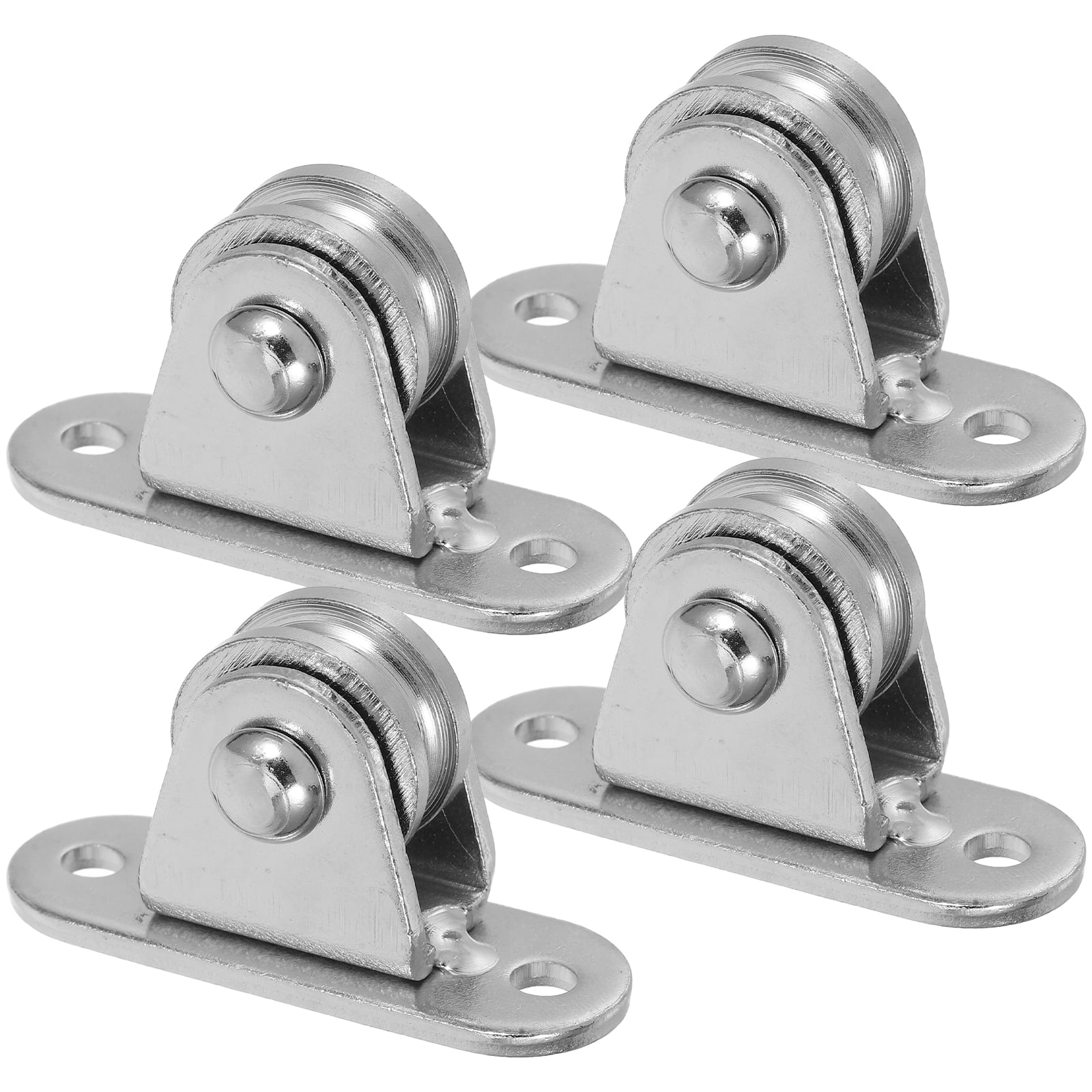 FRCOLOR 4 Pcs Pulley Hanging Cars Steel Pulleys Mini Wall-mounted ...