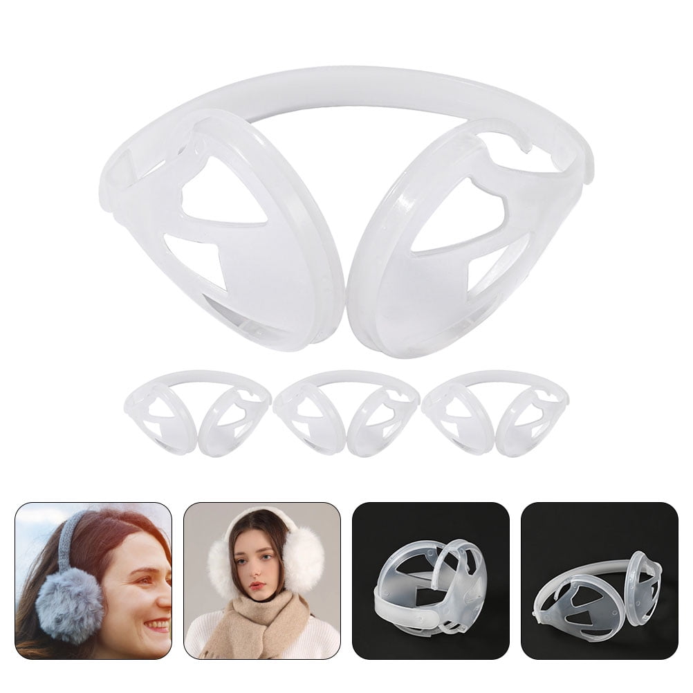 WASHWEPE Earmuff Frame Holder for Diy Adjustable Size and Shape 4Set ...