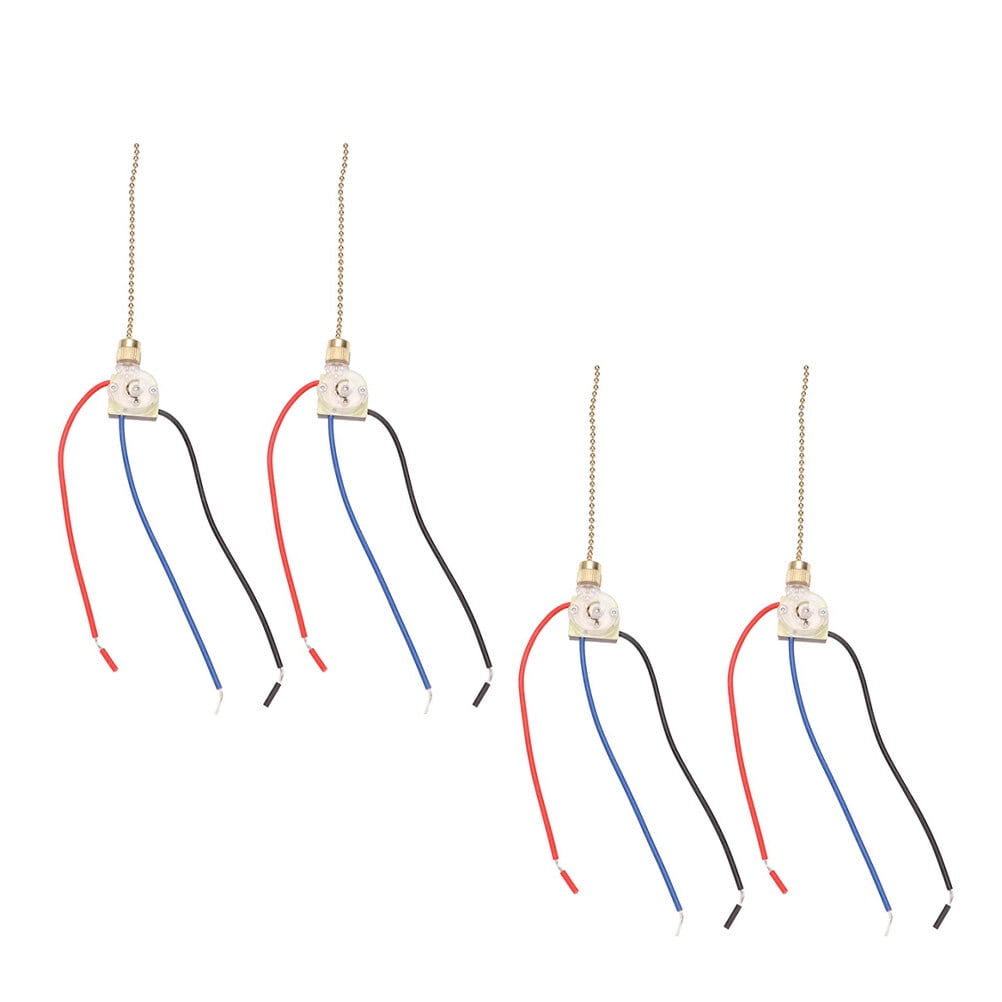 FRCOLOR 4 Pcs Rocker Switch Panel Wire Zipper Switch Retro Zipper ...
