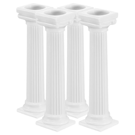 FRCOLOR 4 Pcs Roman Column Support Rod Cake Tier Display Supports ...
