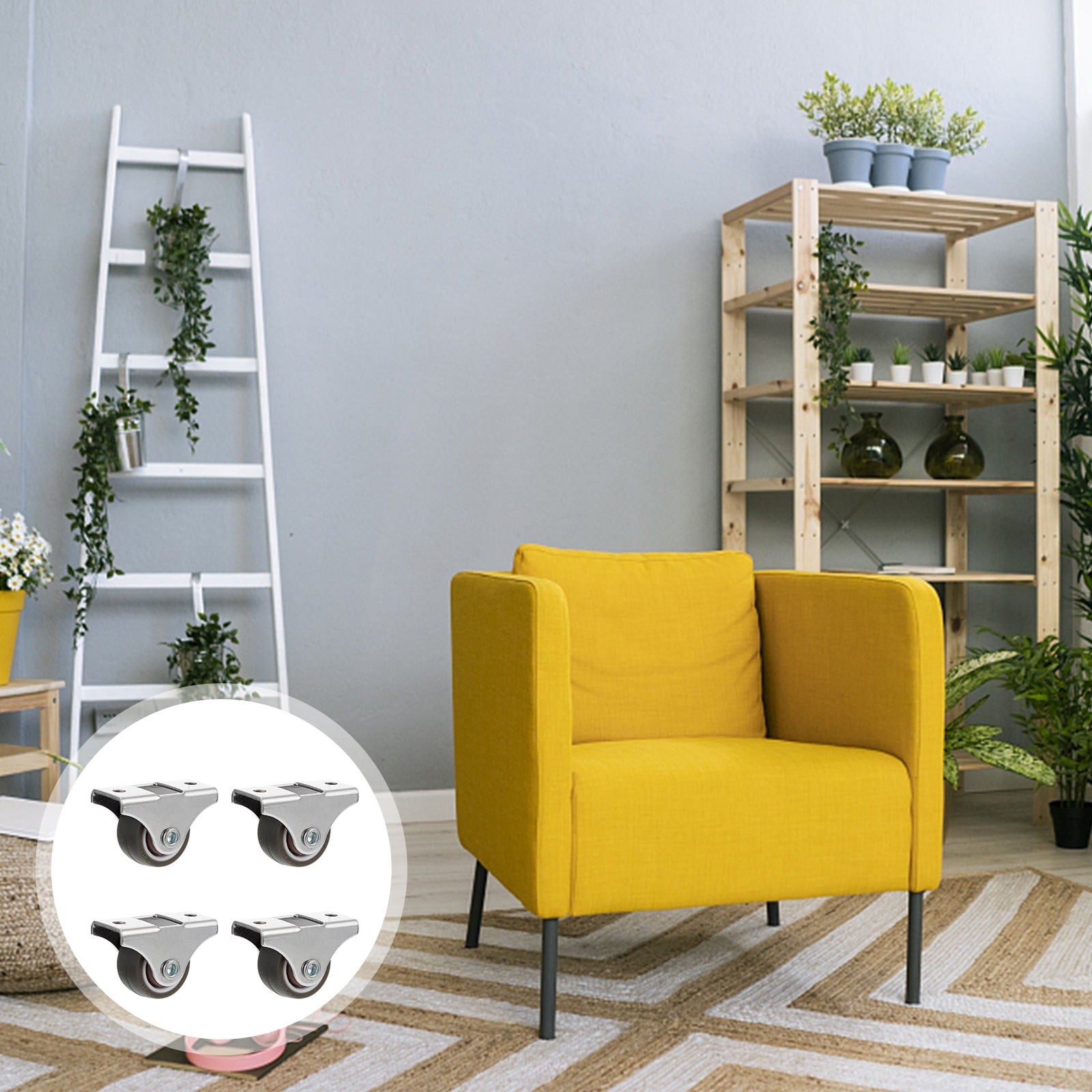 FRCOLOR 4 Pcs Silent Directional Wheel Coffee Table Casters - Walmart.com