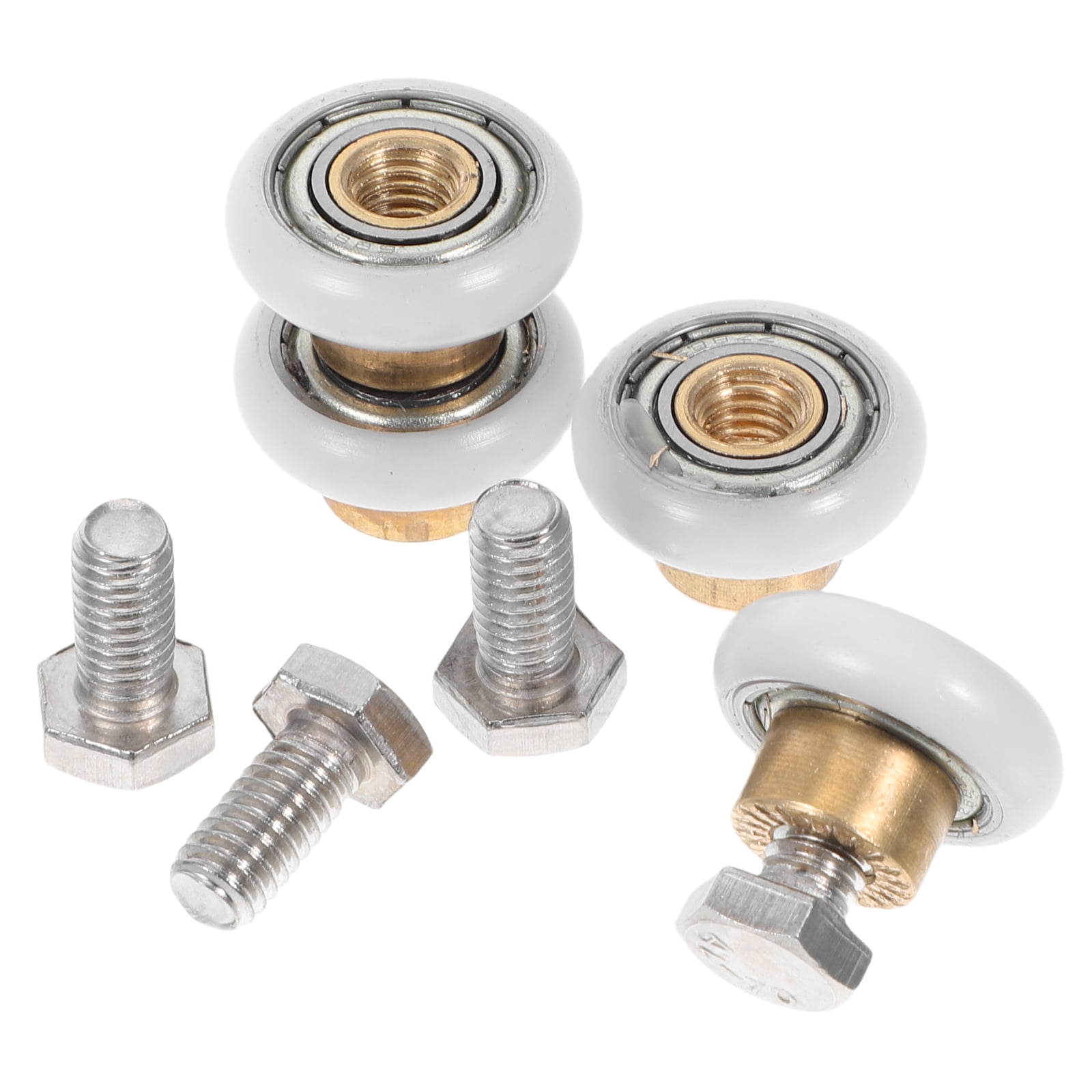 FRCOLOR 4 Pcs Sliding Glass Door Wheels Highlight Stick Concealer Decor ...