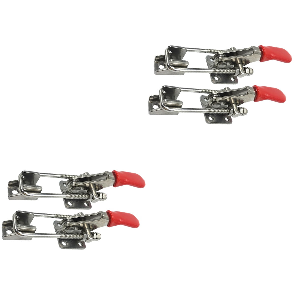 FRCOLOR 4 Pcs Solid Toggle Latch Clamp Metal Adjustable Door Cabinet ...