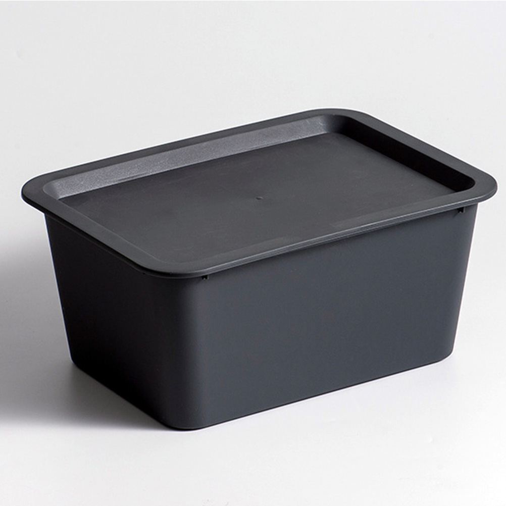 FRCOLOR 4 Pcs Storage Organizer Small Containers Bin with Lid Crate ...