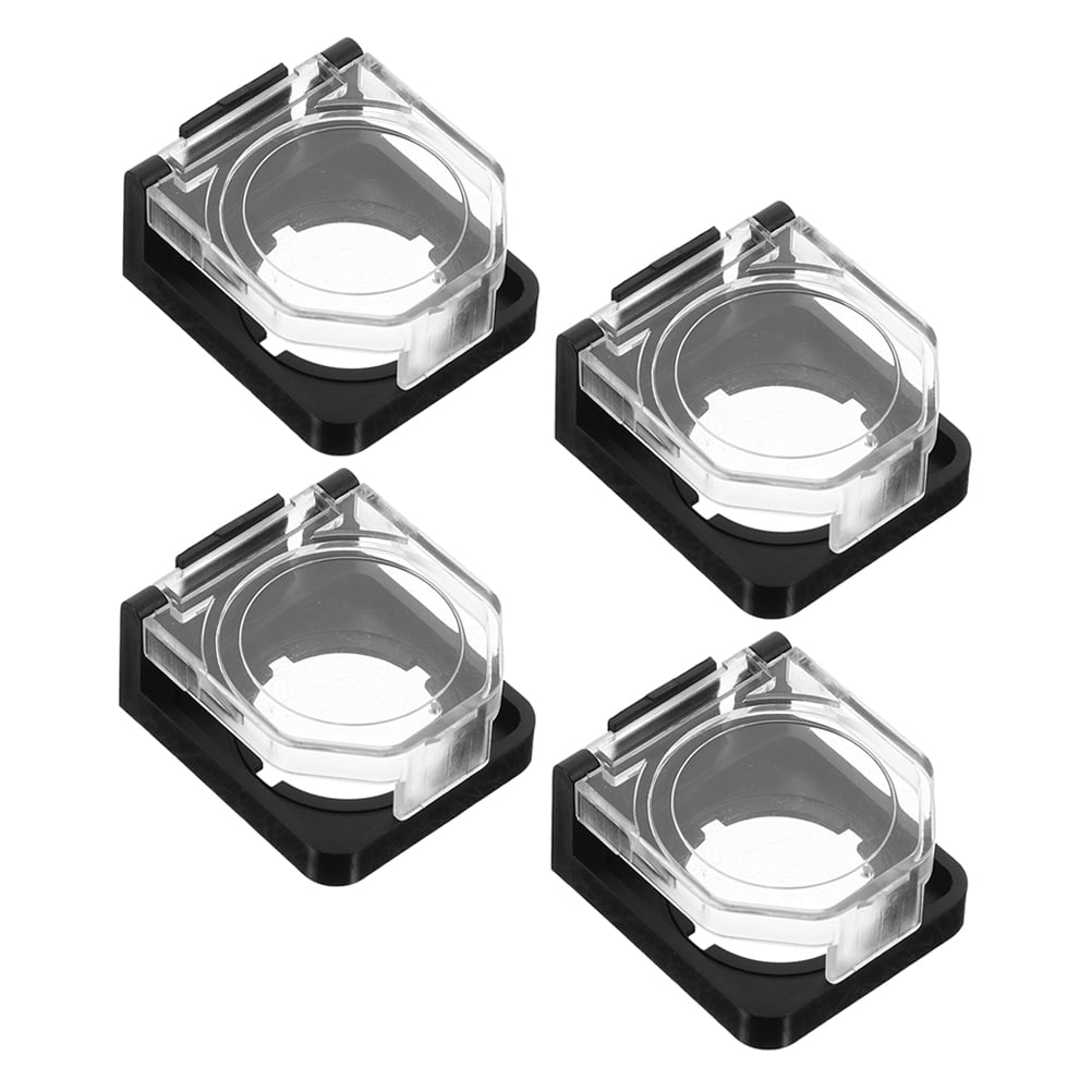 FRCOLOR 4 Pcs Switch Cover Elevator Button Square Cup Holder Buttons ...