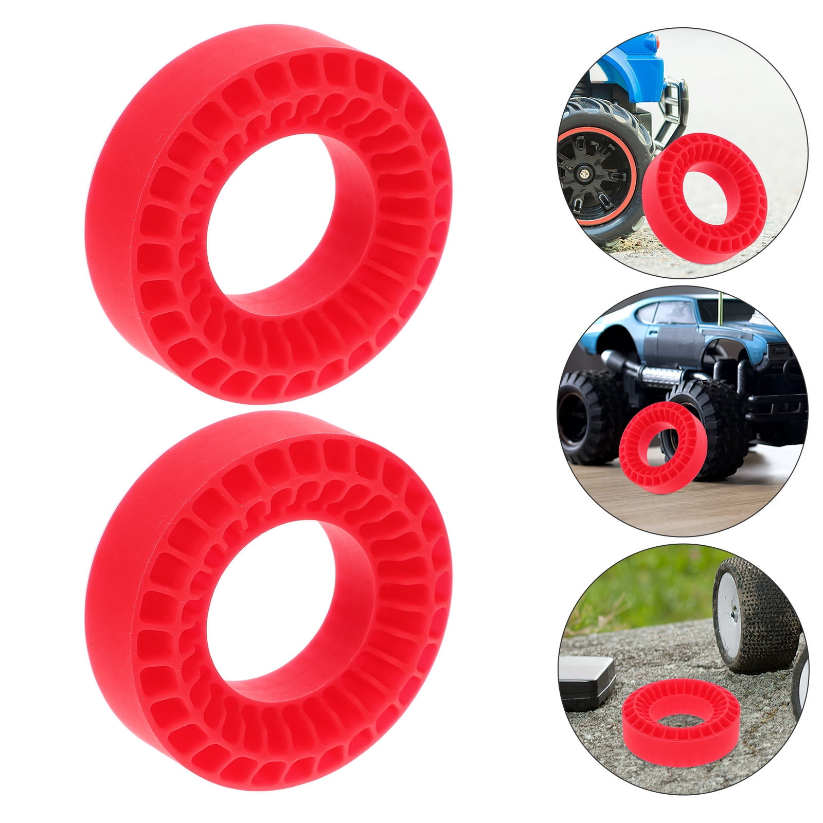 FRCOLOR 4 Pcs Tier Inserts Parts Tires Waterproof Inner Filler Crawler ...