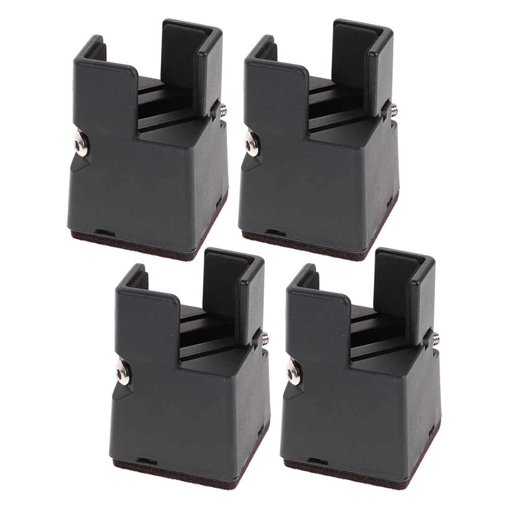 FRCOLOR 4 Pcs Twin Bed Risers Adjustable Furniture White Mat Baby ...