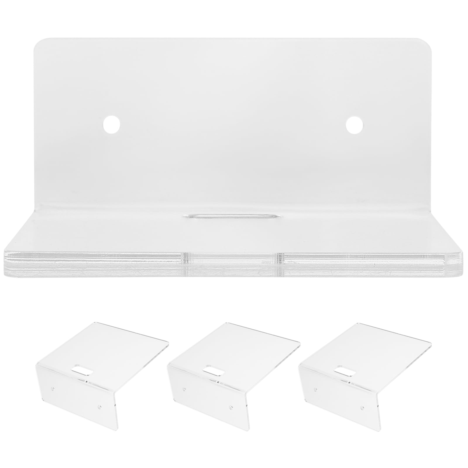 FRCOLOR 4 Pcs Wall Shelf For Security Cameras Acrylic Router Rack ...