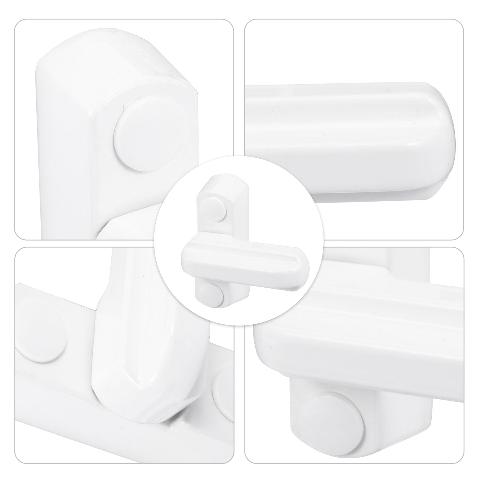 FRCOLOR 4 Pcs Window Hardware Catch Security Lock Sash Blocker ...