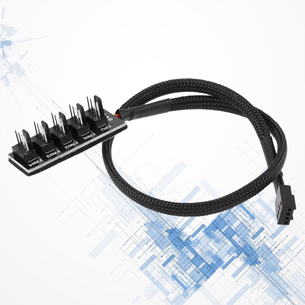 FRCOLOR 4 -Pin Motherboard Fan Extension Cord Ports Extender Cords ...