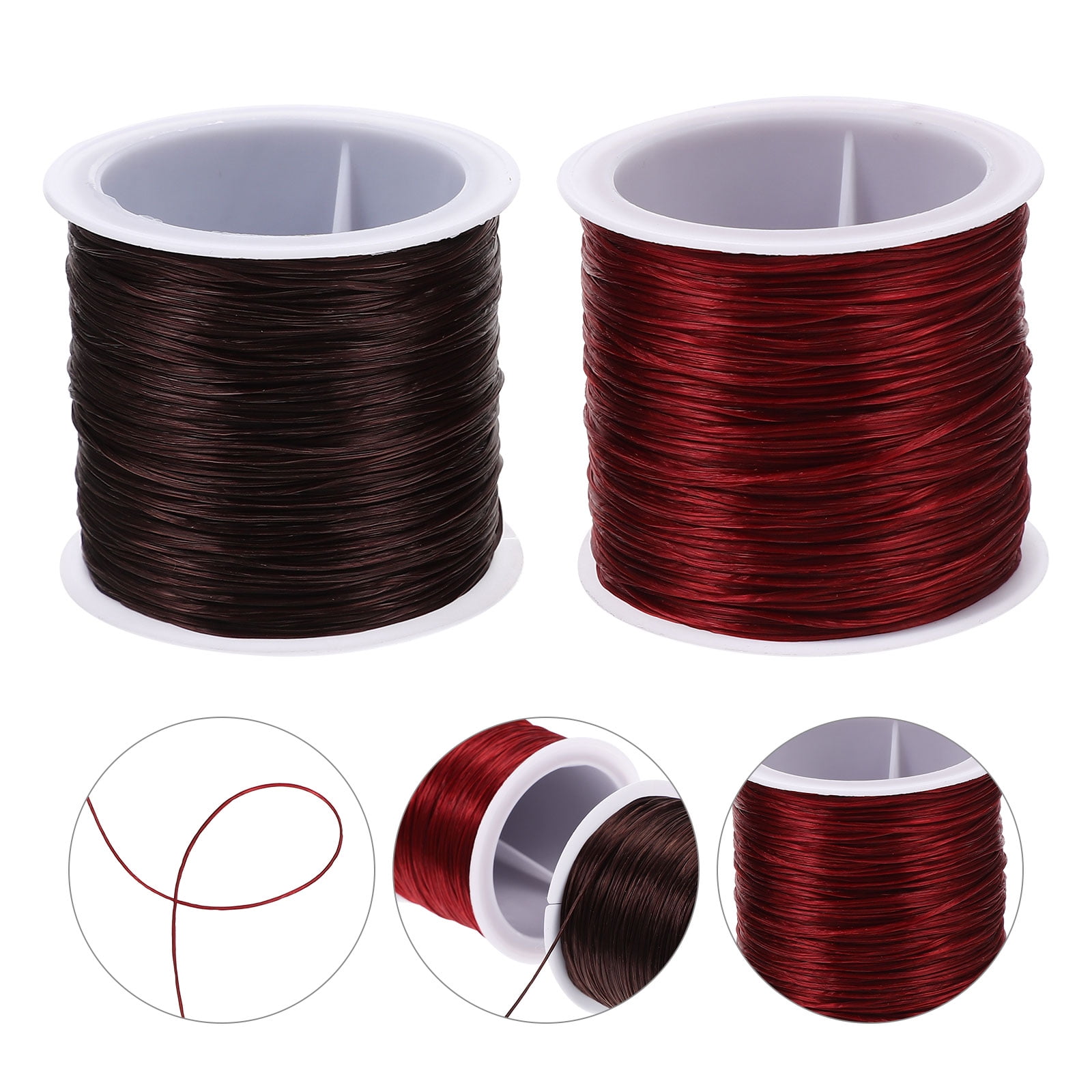 FRCOLOR 4 Rolls of Handcrafts DIY String Stretchy String Jewelry Ropes ...