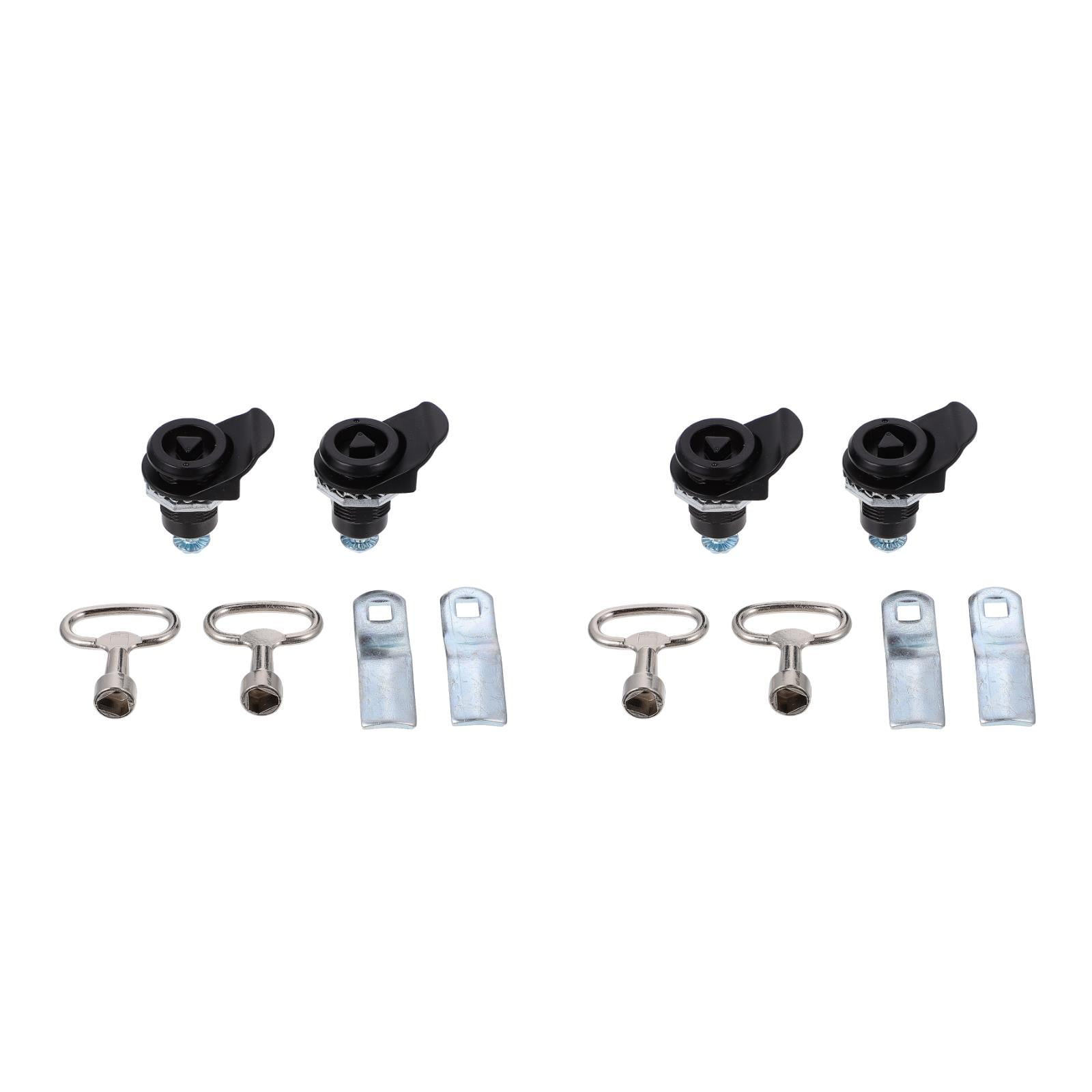 FRCOLOR 4 Sets Cabinet Locks Drawer Lock Retractable Triangle Locks Cam ...