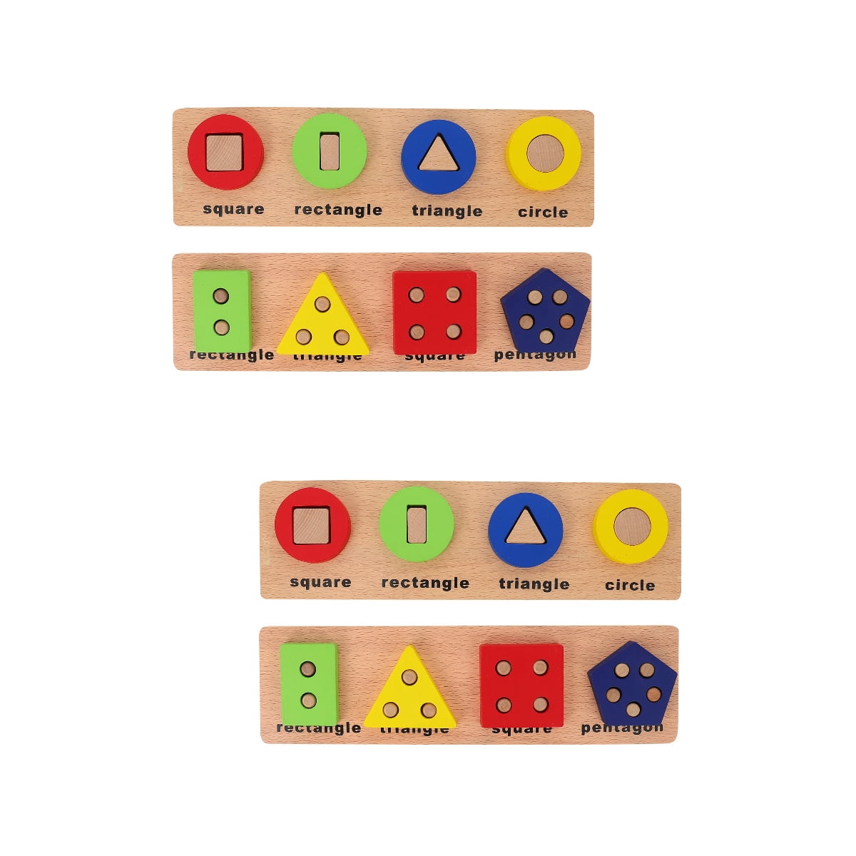 FRCOLOR 4 Sets Children's Montague Teaching Aids Early Education Toy ...