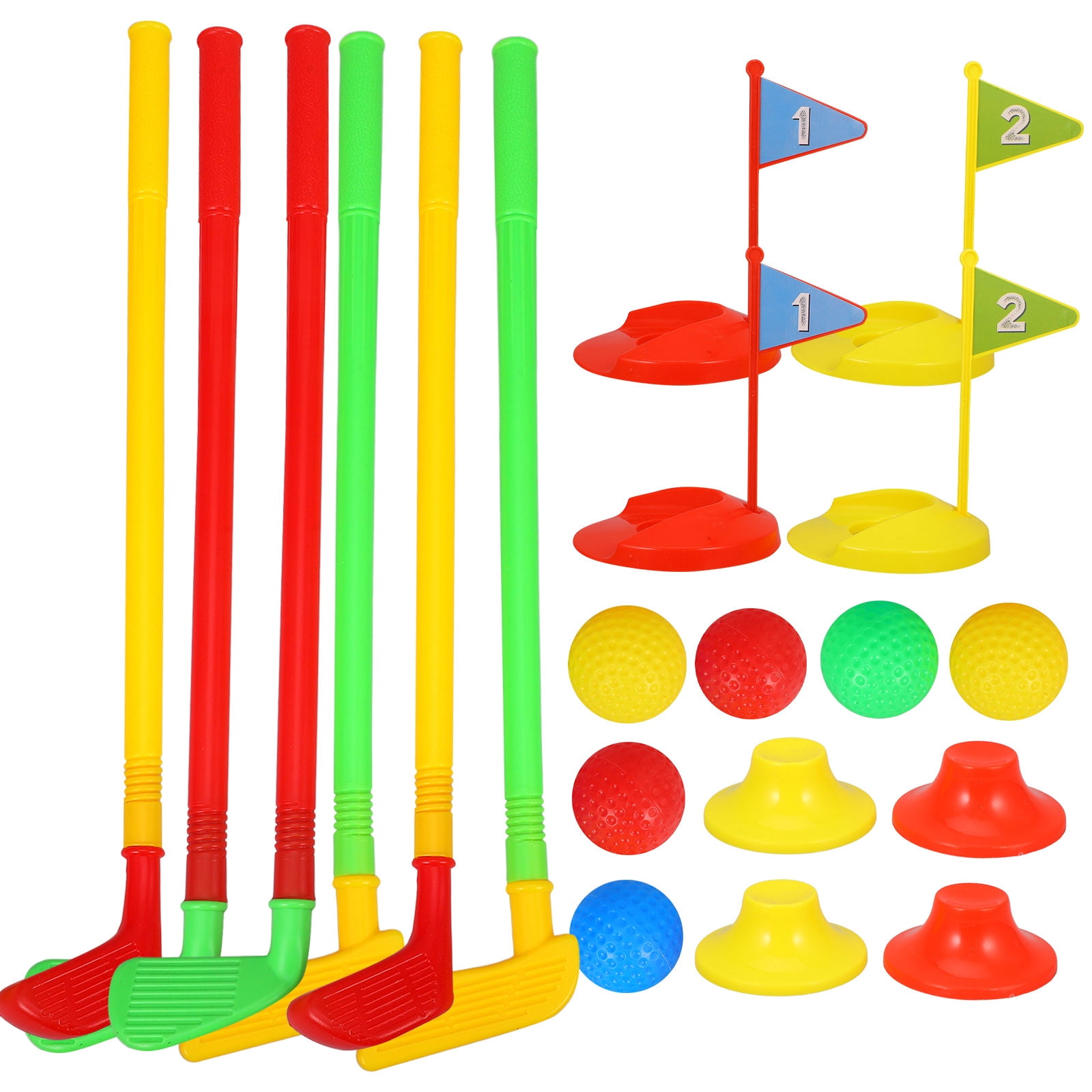 FRCOLOR 4 Sets Educational Toy Sports Plaything Plastic Indoor Outdoor ...
