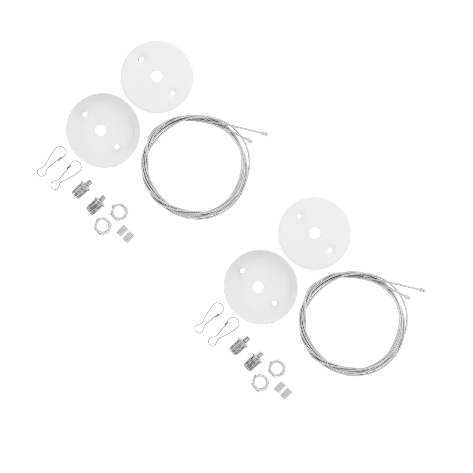 WASHWEPE WORGEOUS 4 Sets Emergency Exit Sign Light Fixture Hanging ...