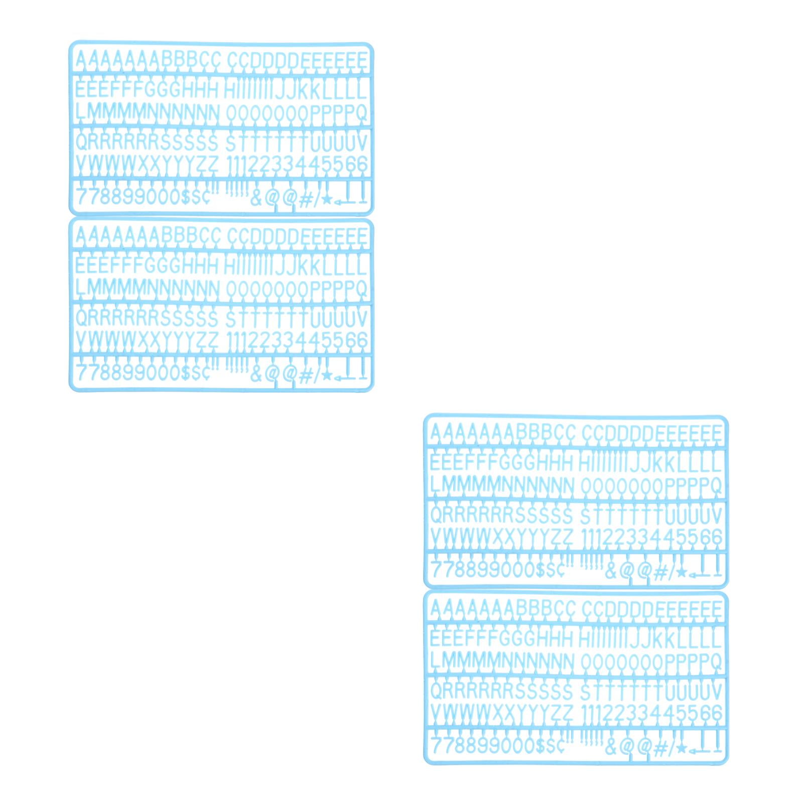 FRCOLOR 4 Sets Of Felt Board Alphabet Letters Plastic Numbers And ...