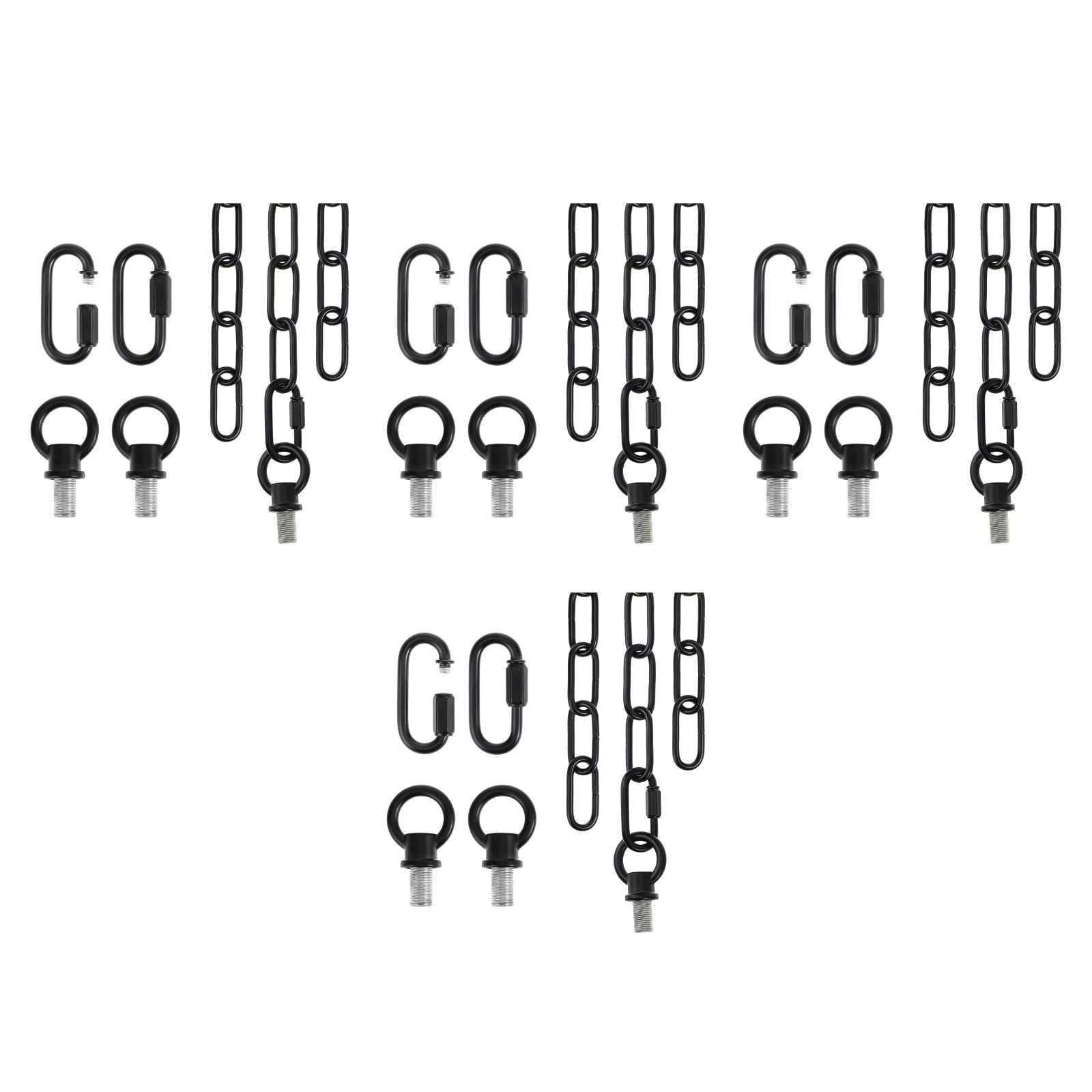 FRCOLOR 4 Sets Hanging Chain Planter Hanger Industrial Light Fixture ...