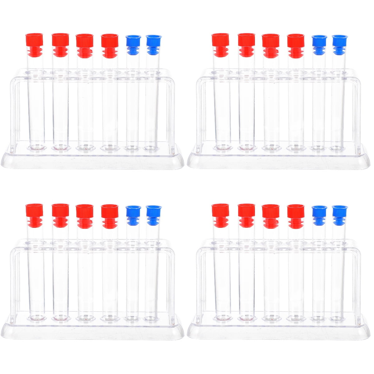 FRCOLOR 4 Sets Laboratory Tube Holder Test Tube Rack Kit Plastic Tube ...