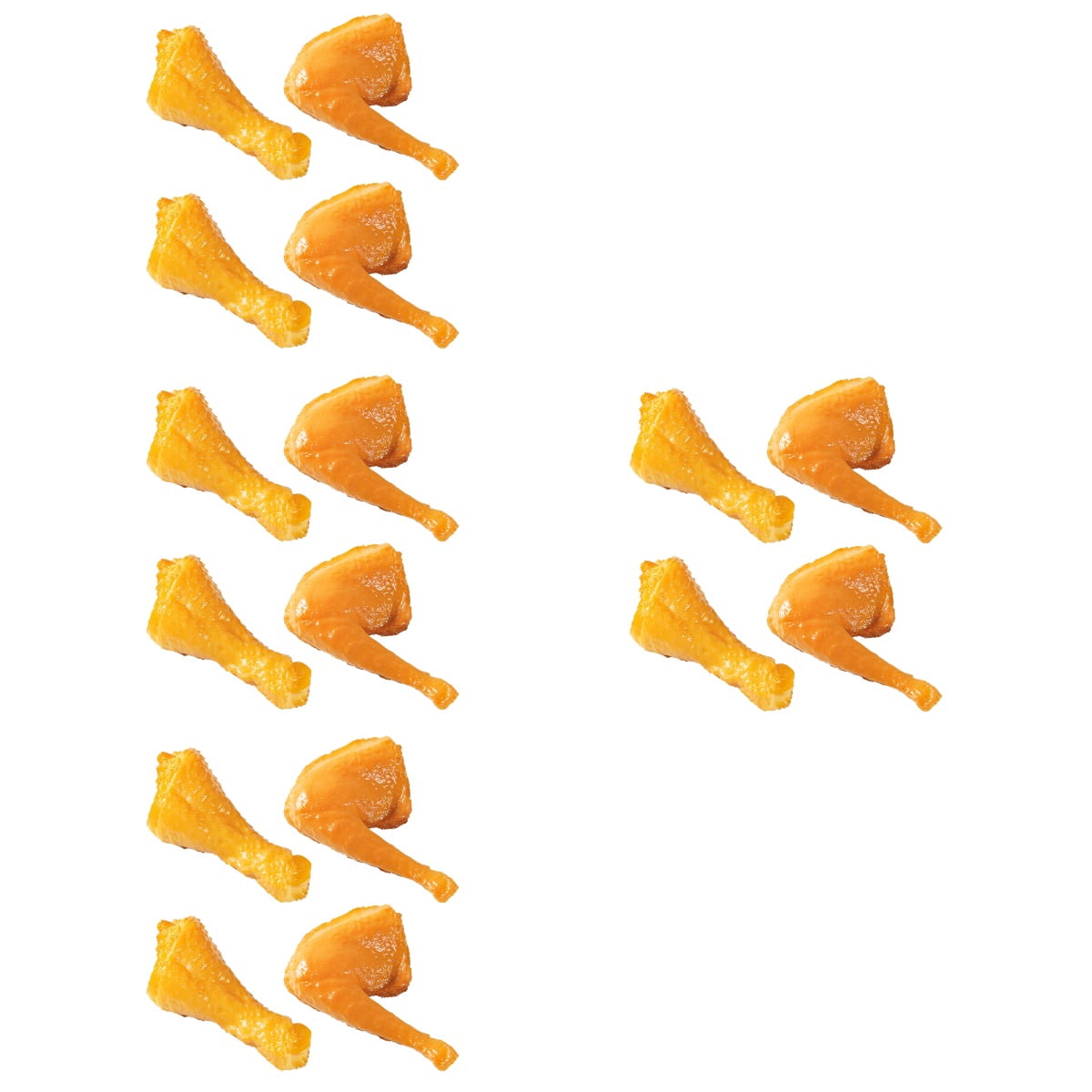 FRCOLOR 4 Sets Lifelike Artificial Fake Food Fried Chicken Realistic ...