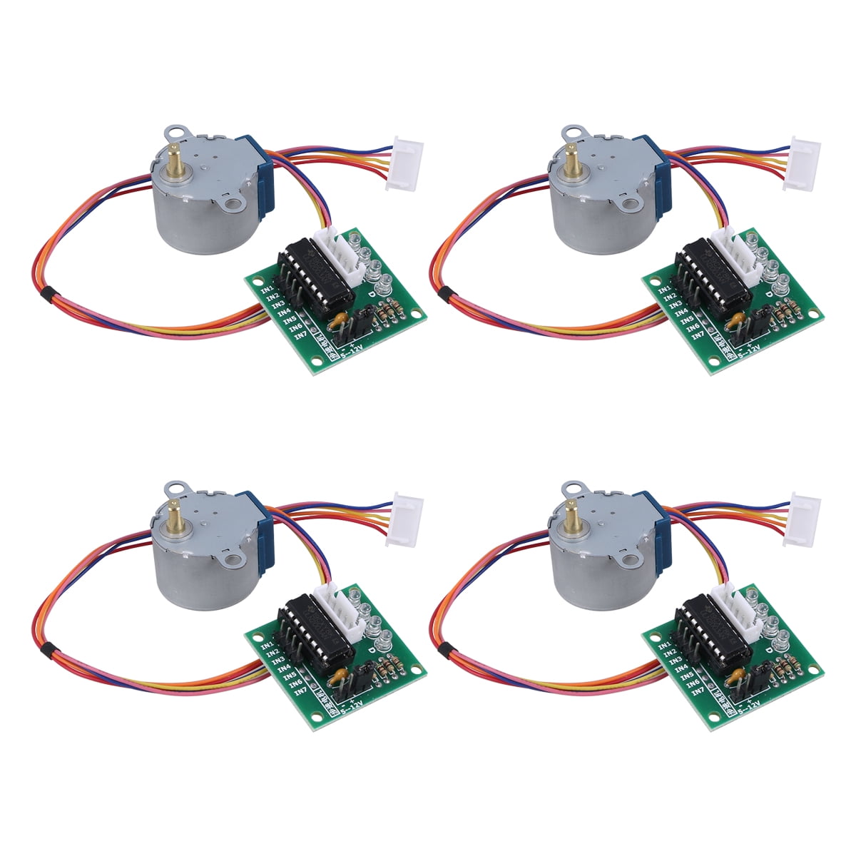 FRCOLOR 4 Sets Mini Stepper Motor Direct Plug Multiple Jobs - Walmart.com