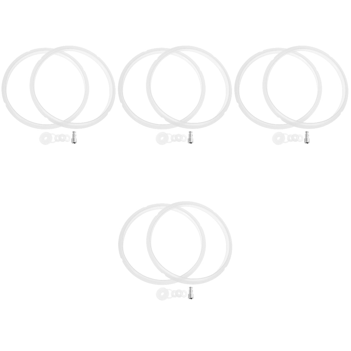 FRCOLOR 4 Sets Pressure Cooker Lid Liner Rubber Pressure Cooker Circles ...
