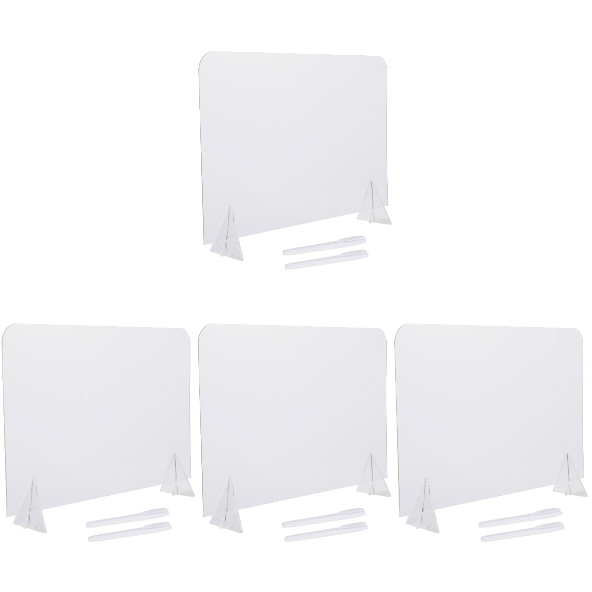 CIMAXIC 4 Sets Mini Memo Board Writing Pad for Home School Office Use ...