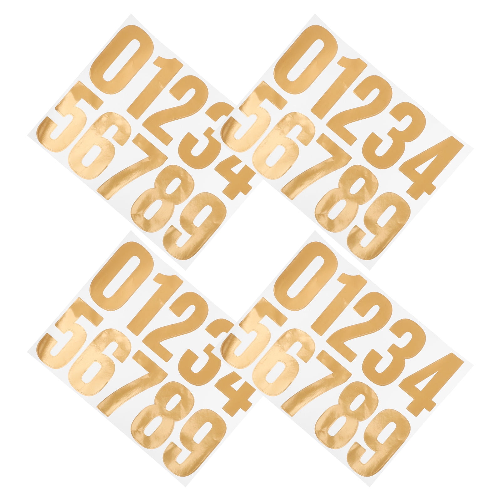 FRCOLOR 4 Sets Versatile Number Stickers For Mailbox House Address ...