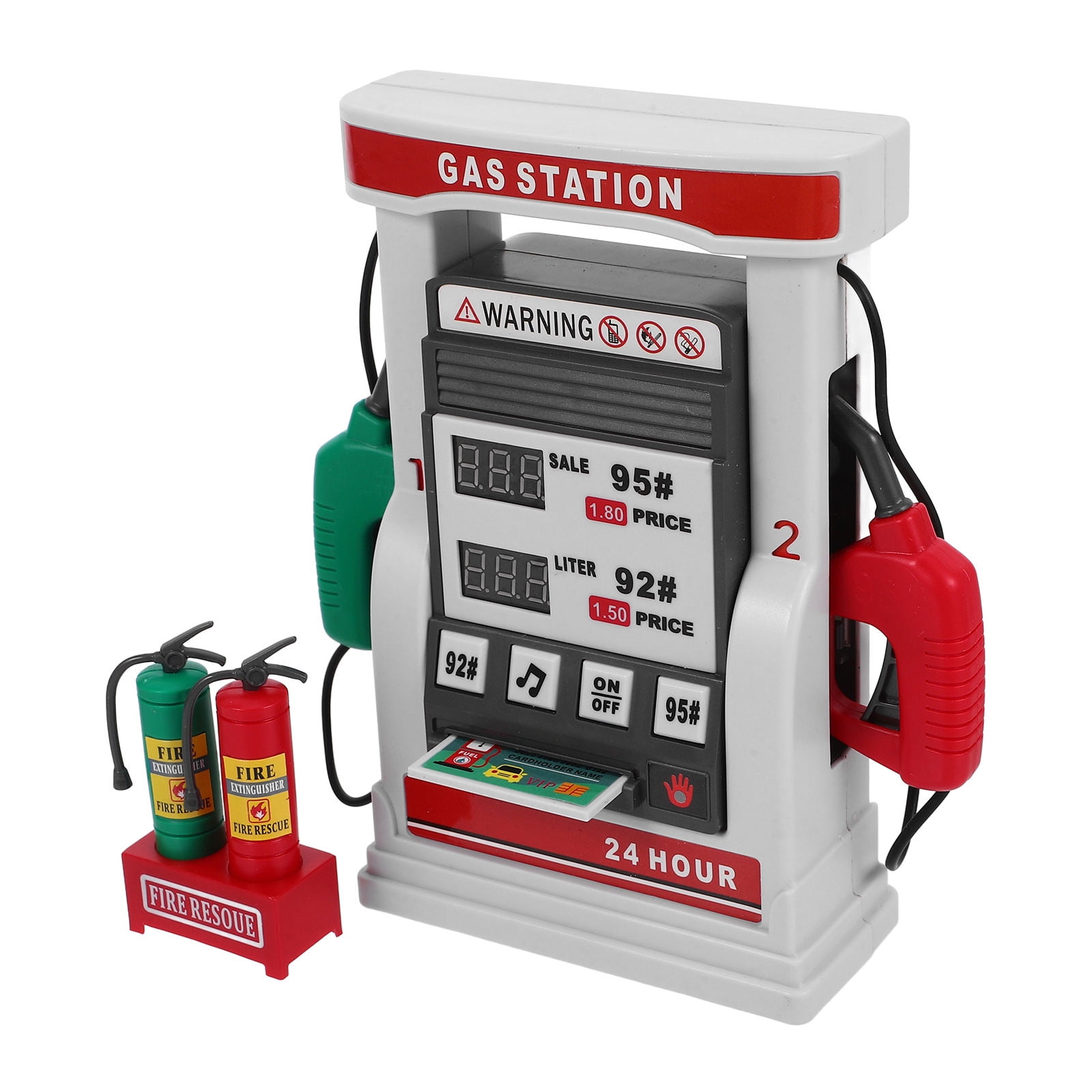 FRCOLOR 4 Sets of Gas Station Model Toy DIY Bus Gas Station Model Gas ...