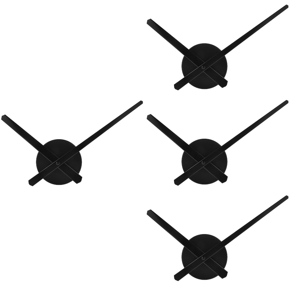 FRCOLOR 4 Sets of Metal Clock Pointer Dial DIY Clock Movement Silent ...