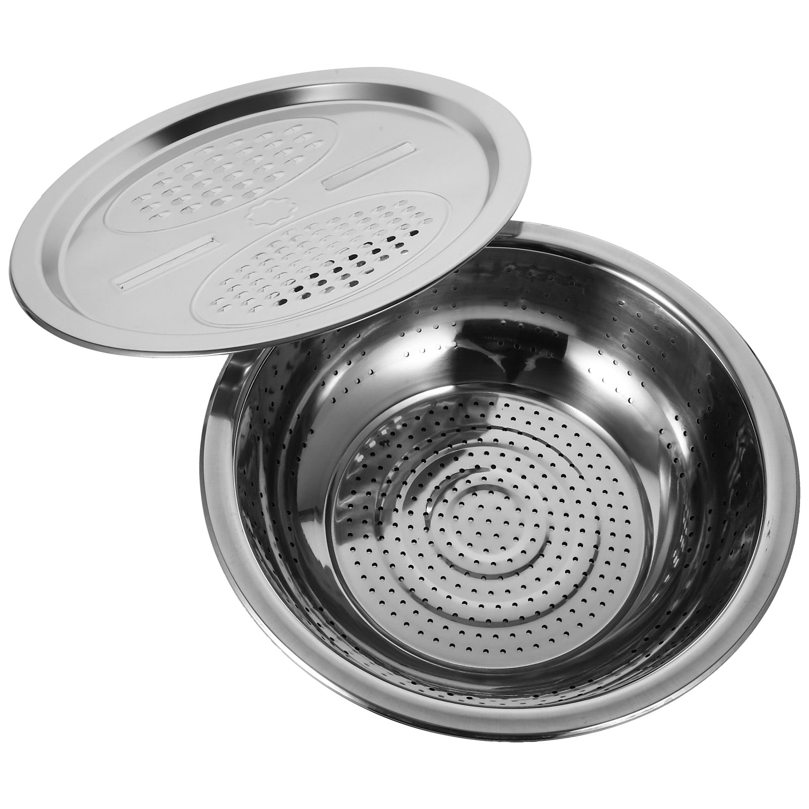 FRCOLOR 4 Sets of Stainless Steel Basin Grater Multifunctional Colander ...