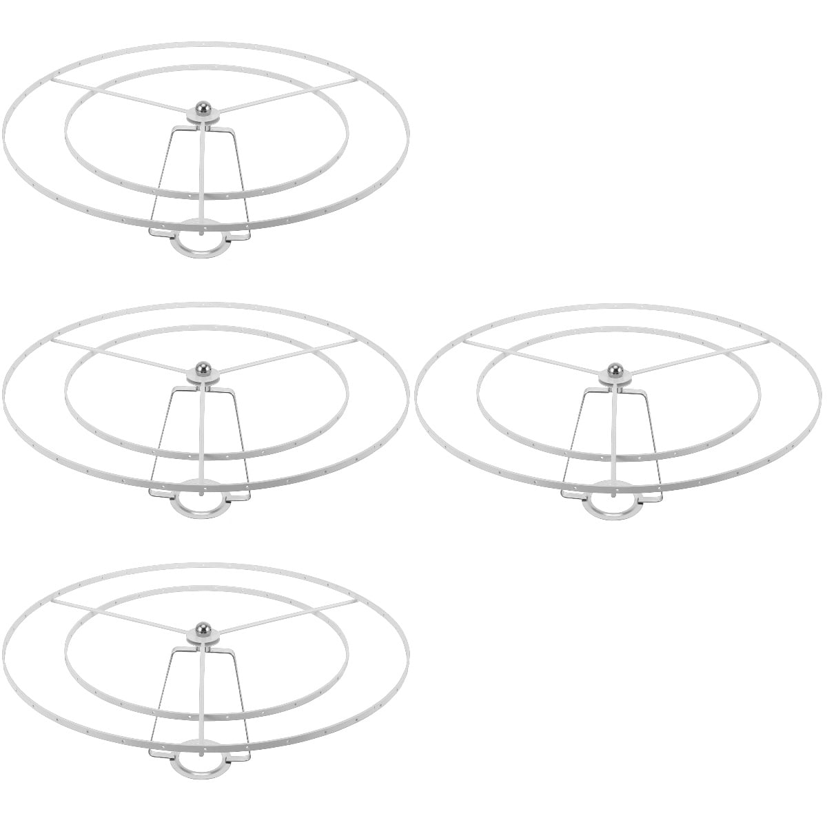 FRCOLOR 4 Sets of Table Lamp Cover Metal Wire Lampshade Frame Sturdy ...