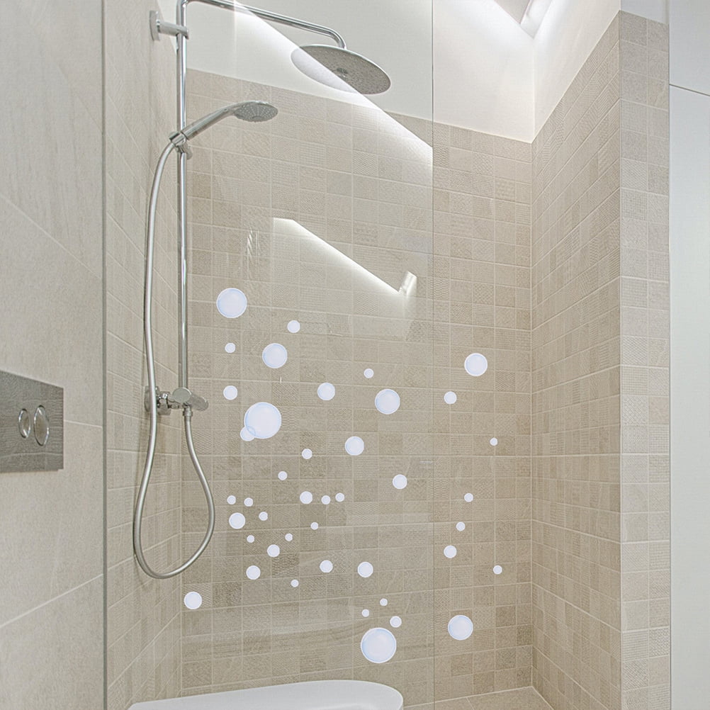 FRCOLOR 4 Sheets Decorative Wall Stickers Bubble Bathroom Decals ...