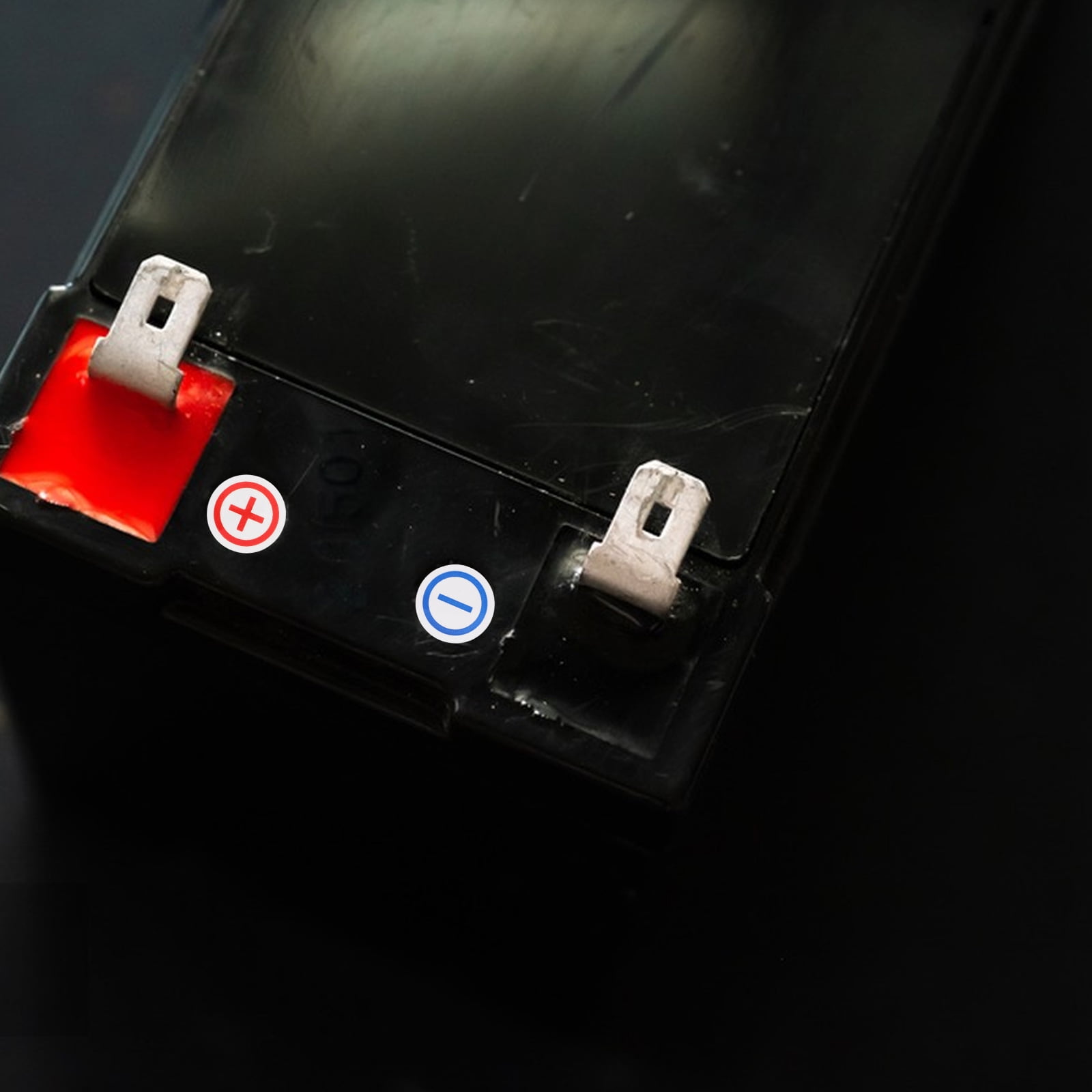 FRCOLOR 4 Sheets Polarity Warning Stickers Polarity Stickers Battery ...