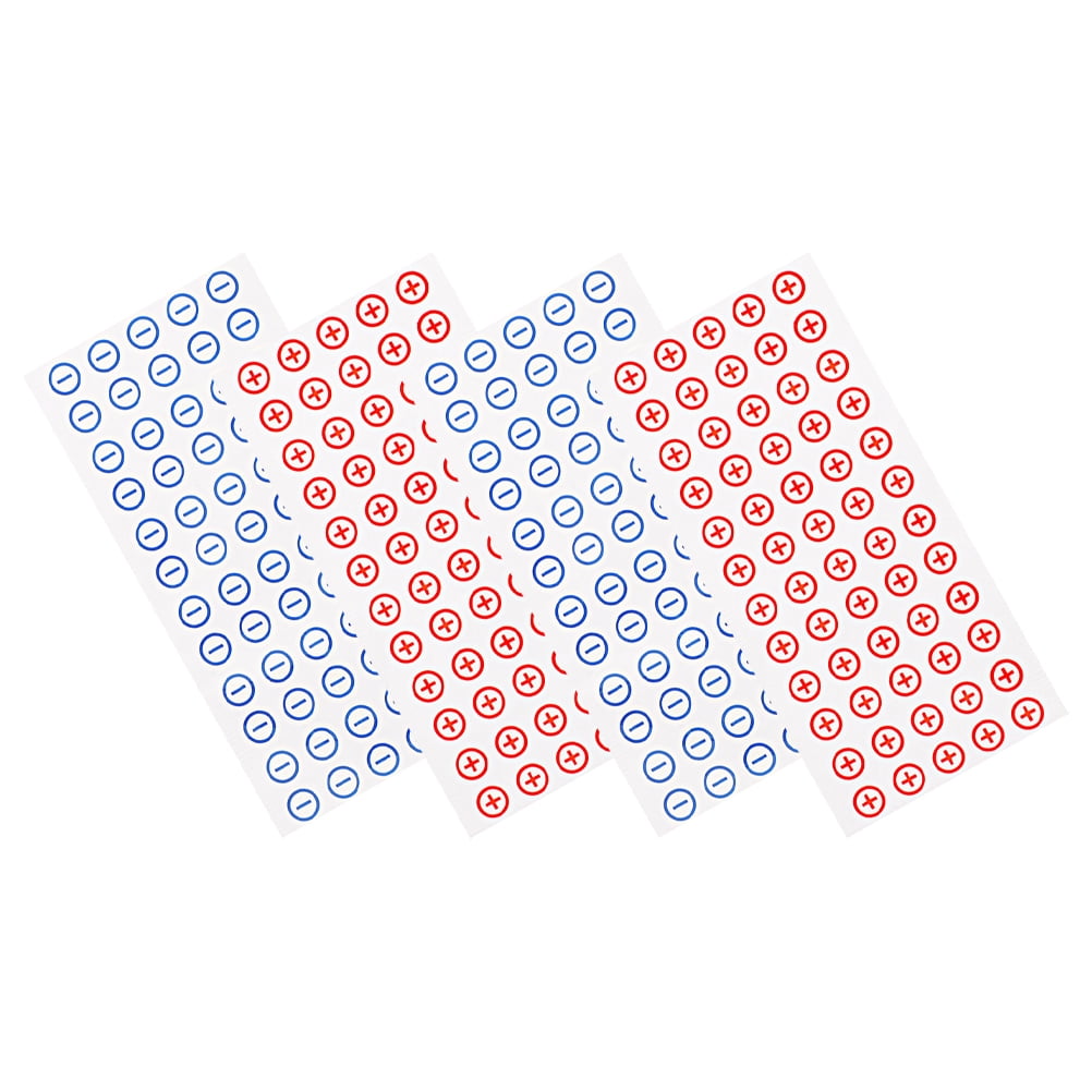 Car Power Supply Connector Stickers with PVC Material Assorted Color ...