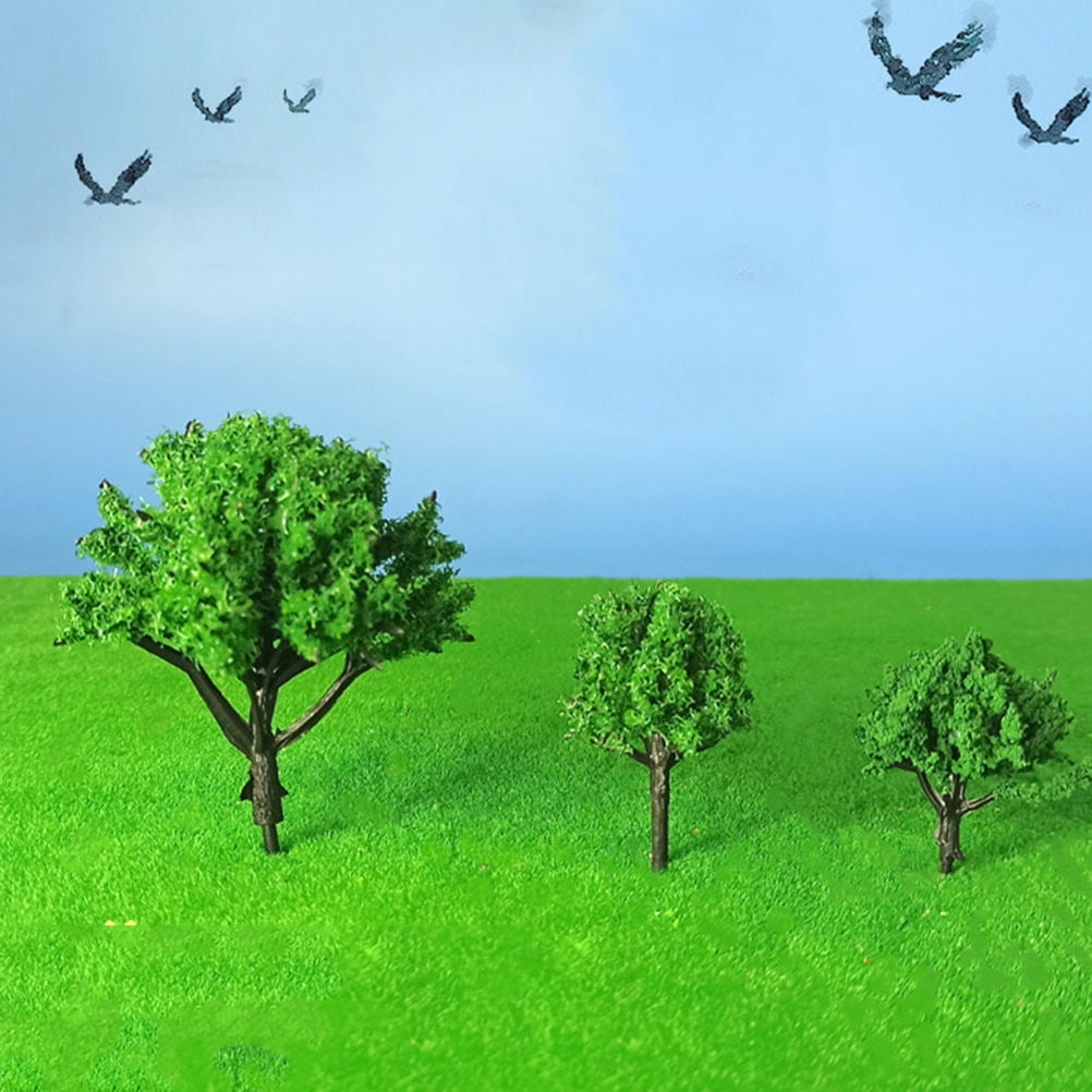 FRCOLOR 4 packs Artificial Grass Powder Static Grass Powder Green Fake ...