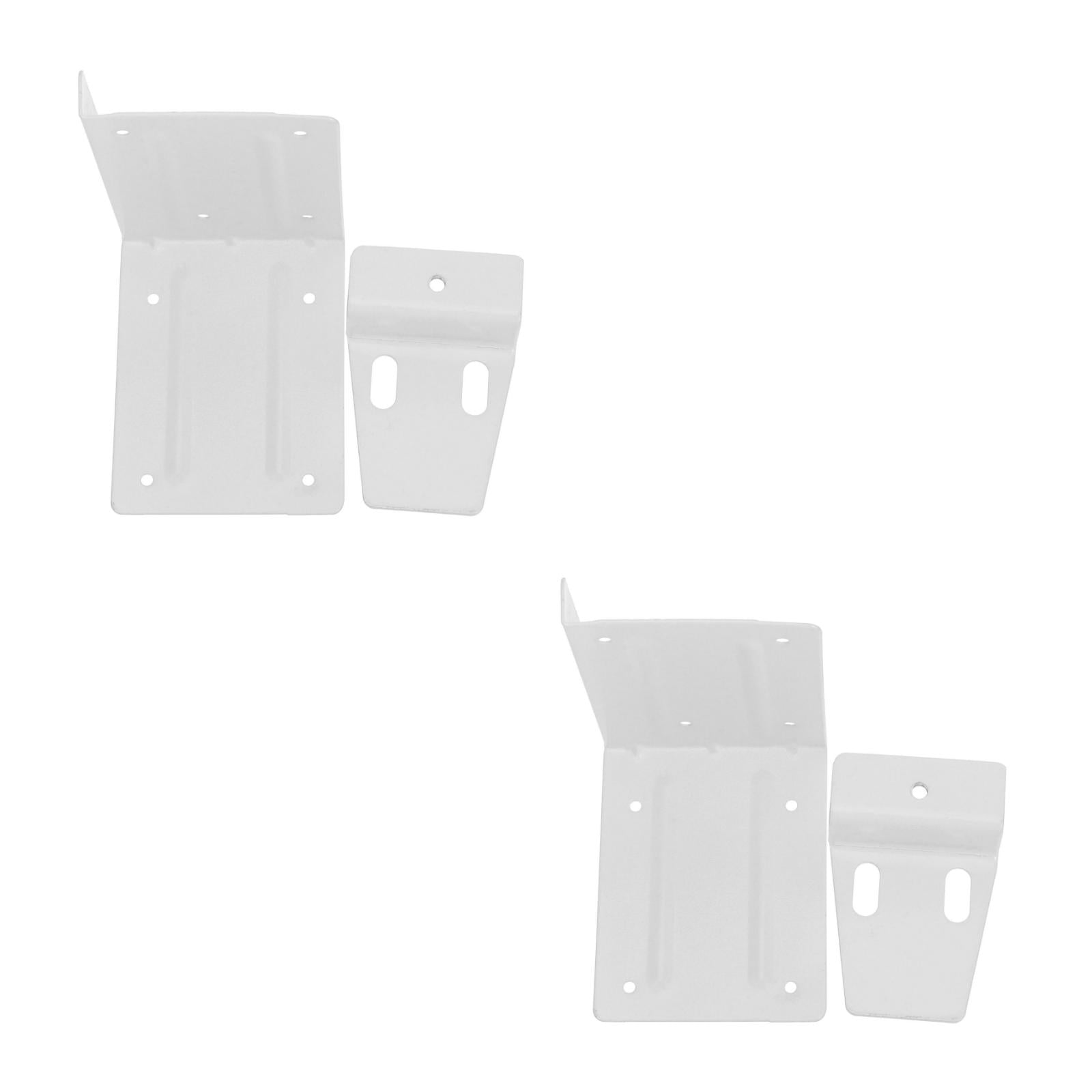 FRCOLOR 4 pcs Cabinet Mounting Bracket Cash Drawer Under Counter Metal Bracket Bathroom Cabinet ...