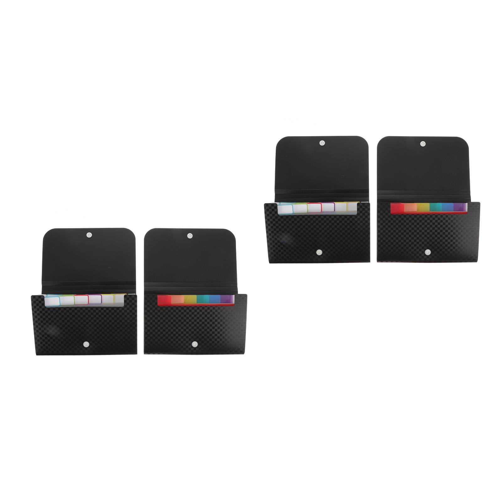 FRCOLOR 4 pcs Expanding File Folder Organizer 13 Pockets Accordion ...