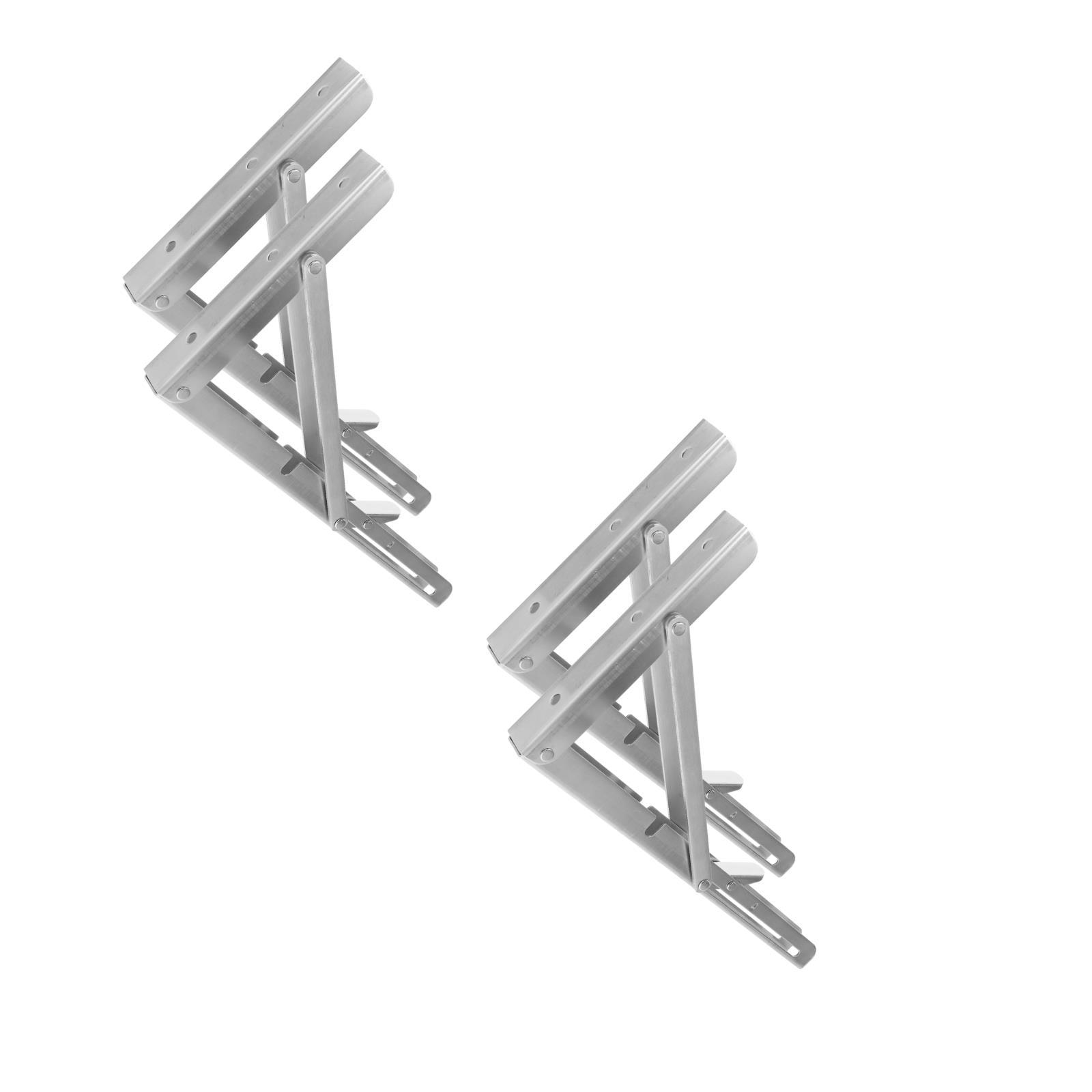 FRCOLOR 4 pcs Folding Brackets Wall Board Support Stands Stainless ...