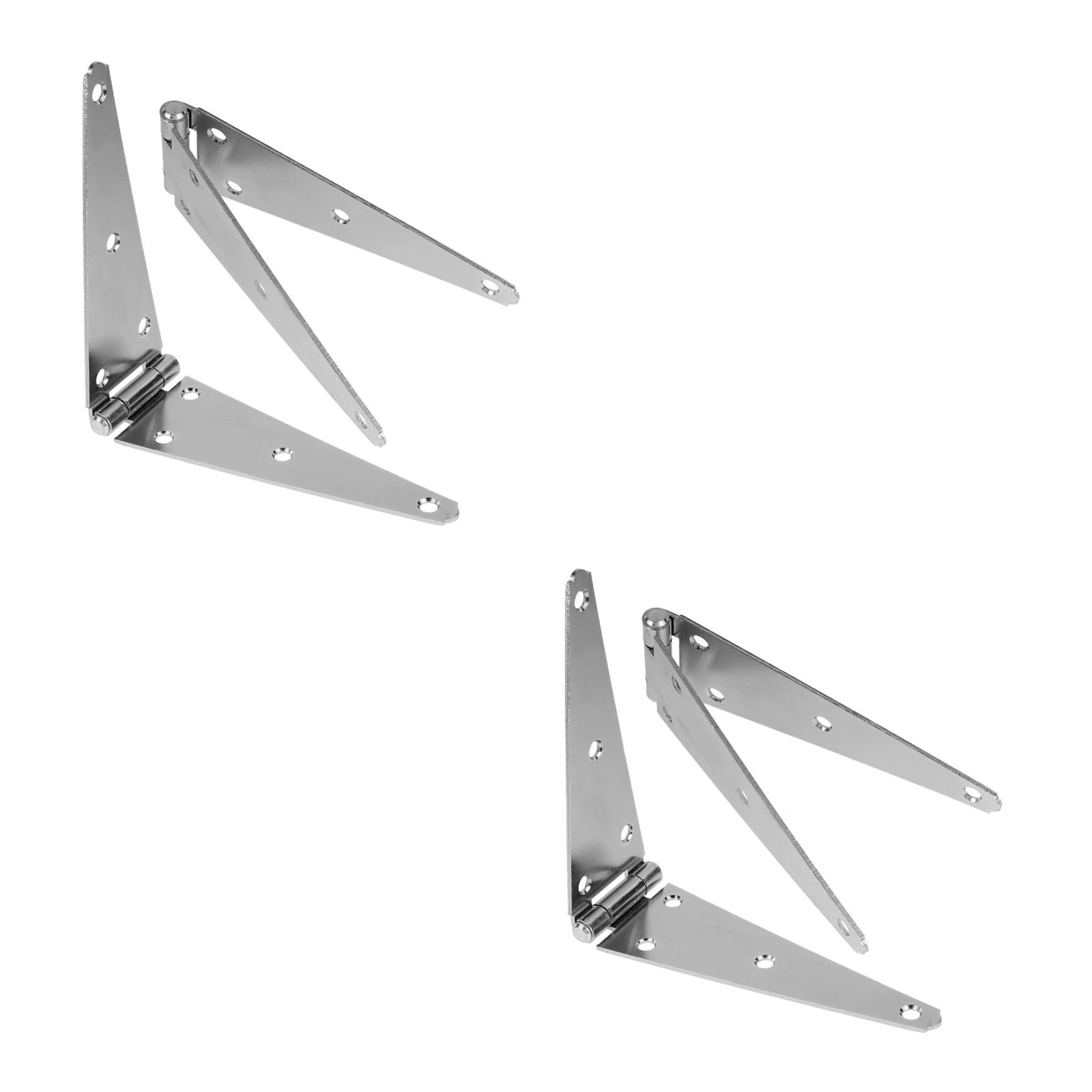 FRCOLOR 4 pcs Heavy Duty Strap Hinges Barn Door Hinges Galvanized Iron ...