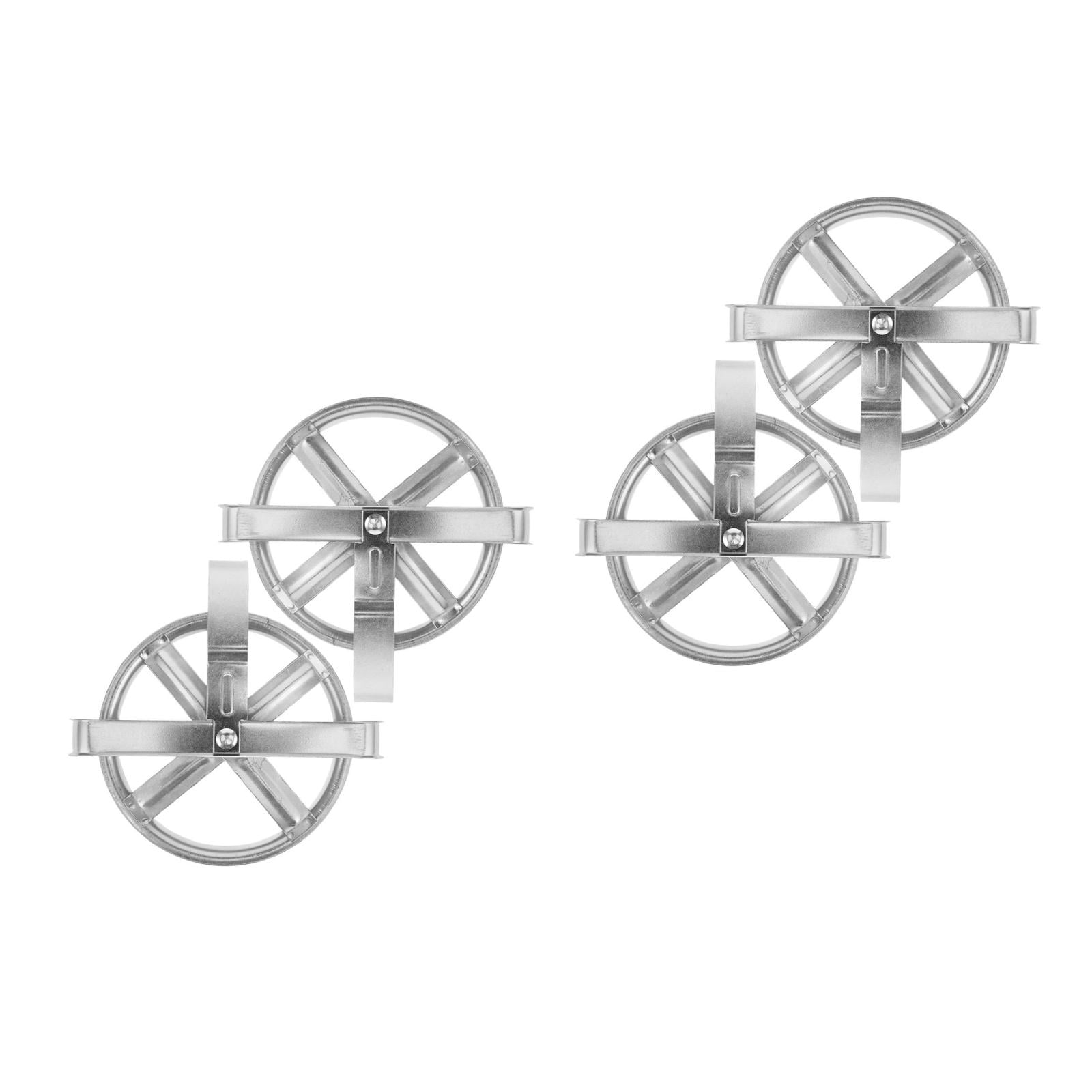 FRCOLOR 4 pcs Metal Clothesline Pulley Heavy Duty Weatherproof Pulley ...