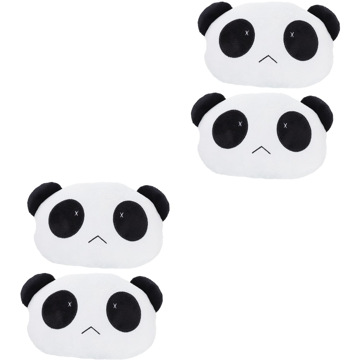 FRCOLOR 4 pcs Panda Design Auto Neck Pillow Softy Auto Head Pillow Auto ...