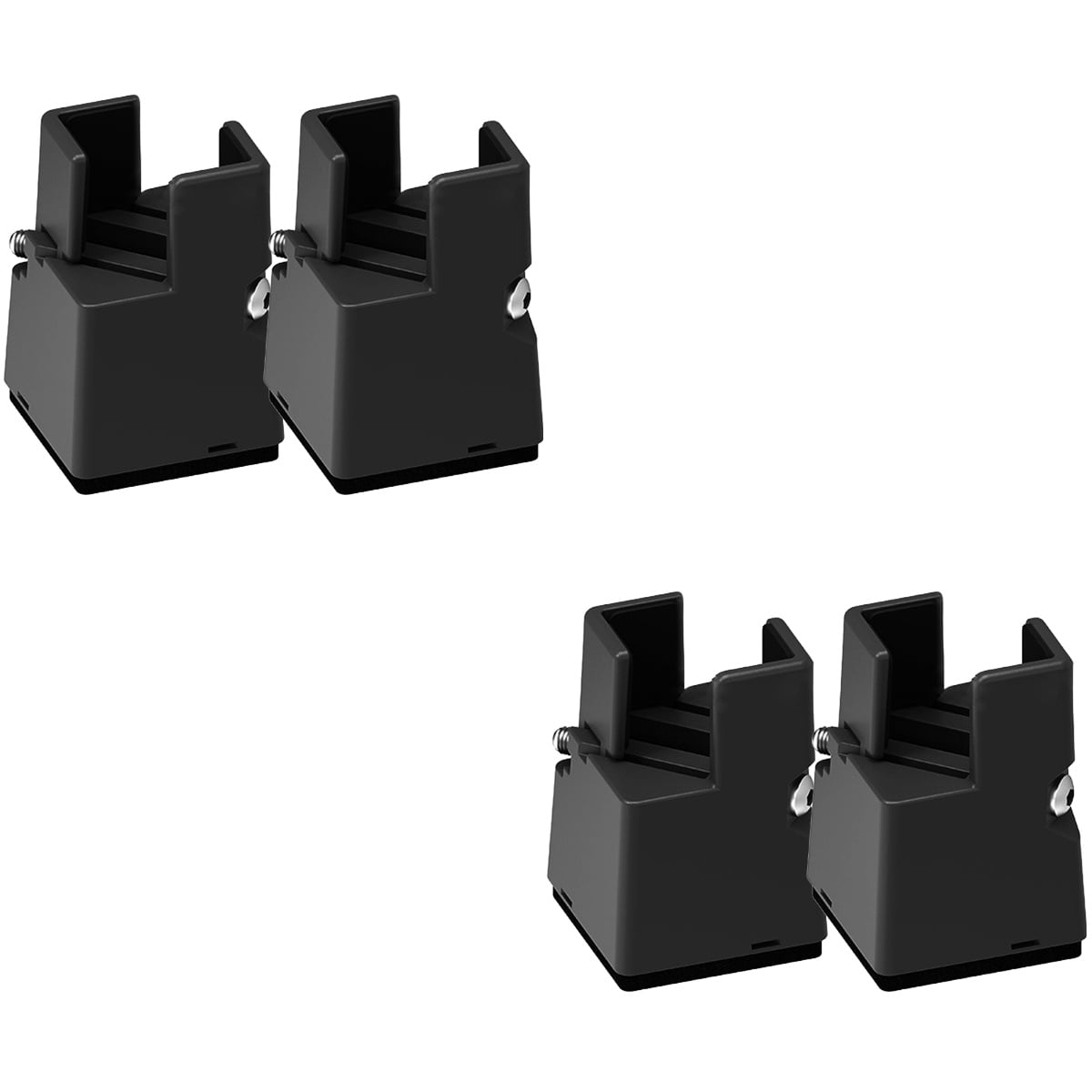 FRCOLOR 4 pcs Width Adjustable Bed Riser Bed Lifter 22-42mm Furniture ...