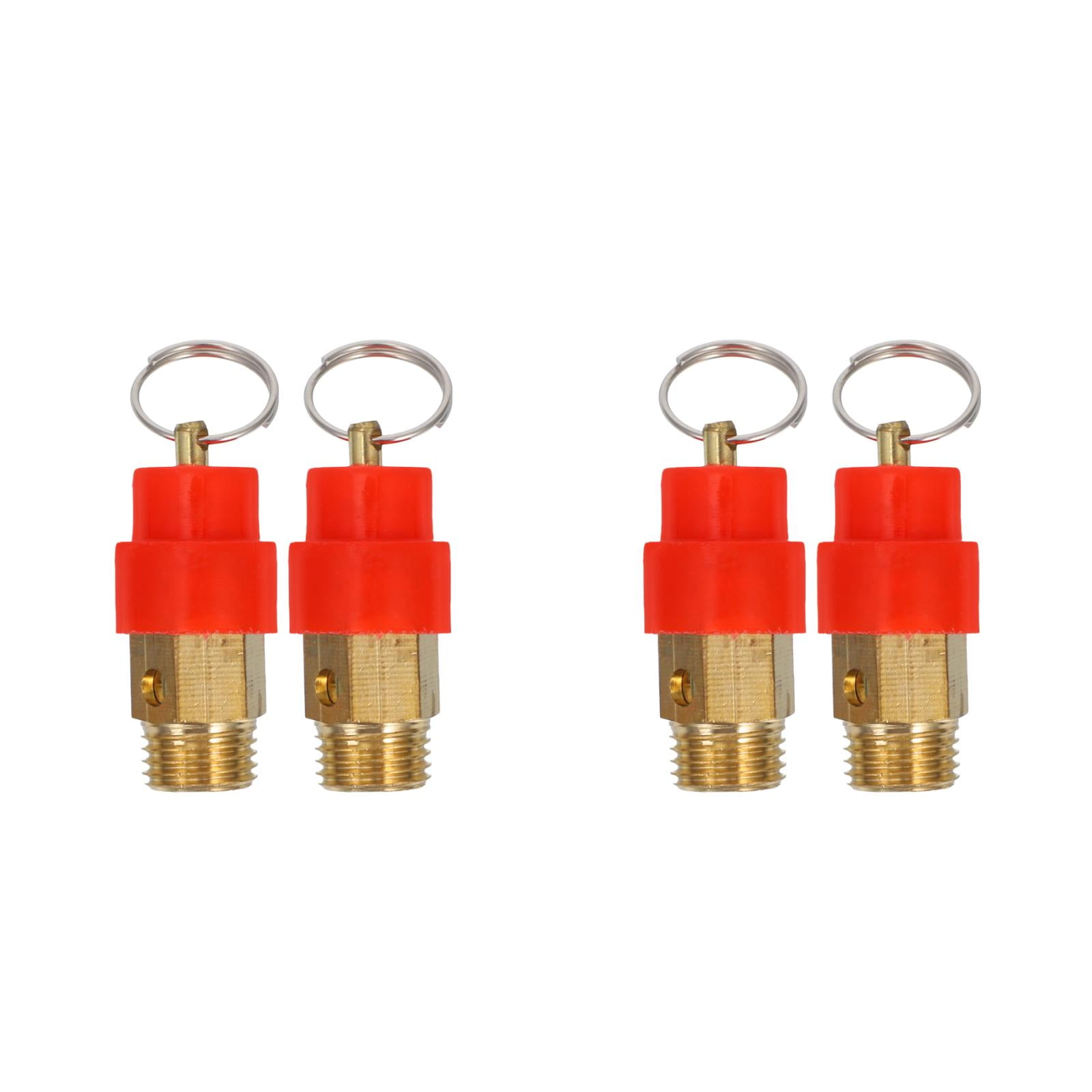 FRCOLOR 4 pcs Safety Valve Air Compressor Pressure Relief Valve Easy ...