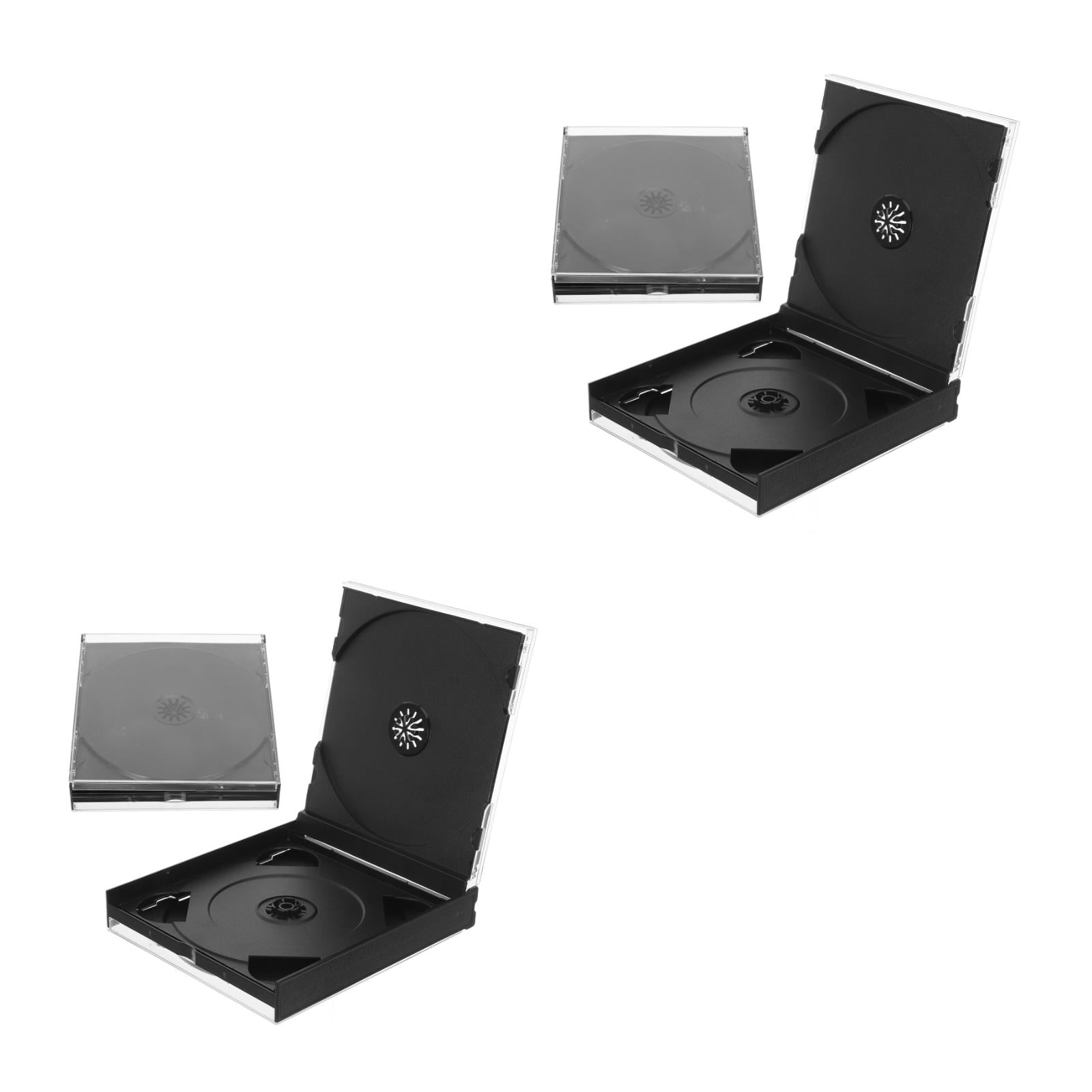 FRCOLOR 4 pcs Storage Boxes Packing Cases Storage Boxes Dvd Carrying ...