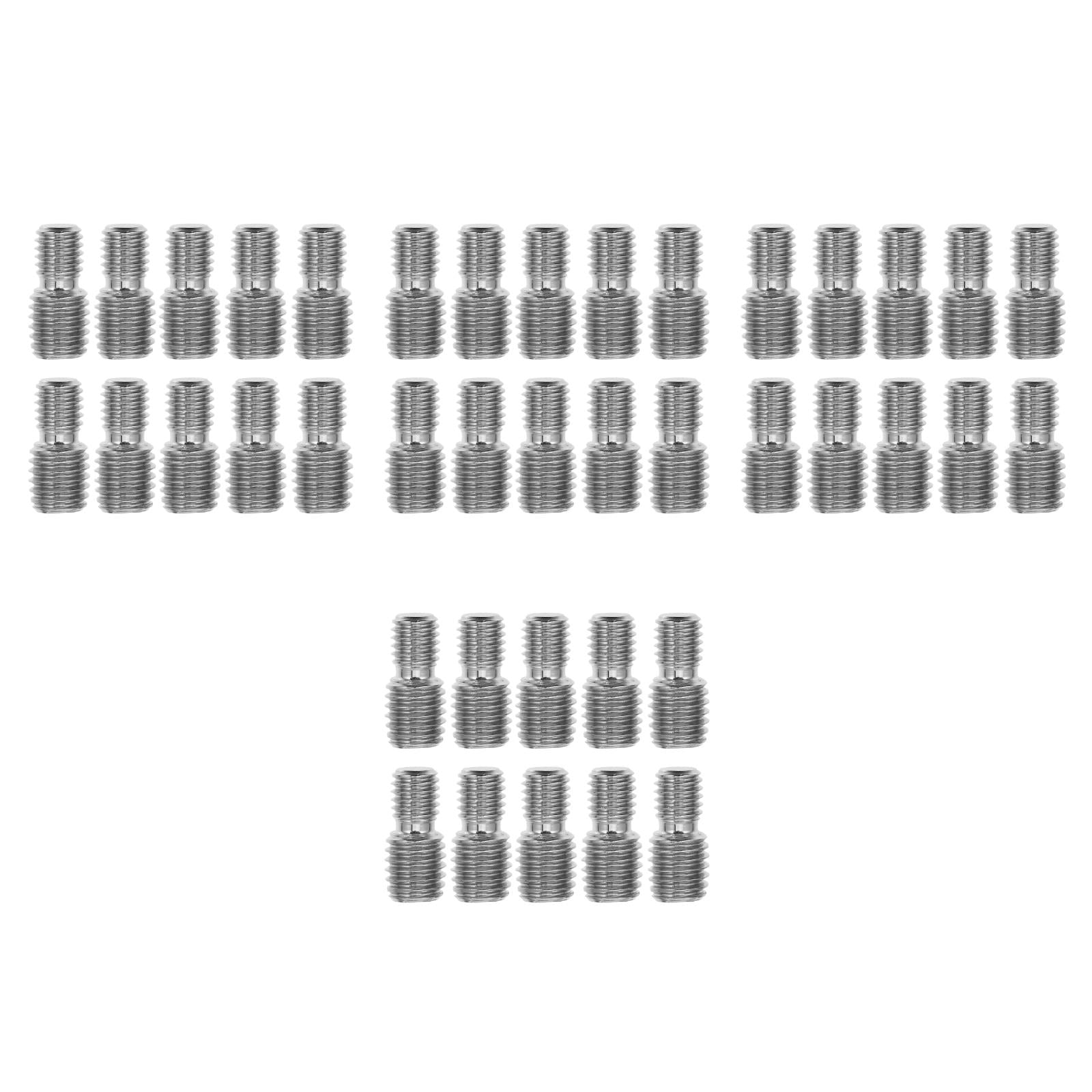 FRCOLOR 40 PCS Stainless Steel Screws Transfer Screws Reducer Adapters ...