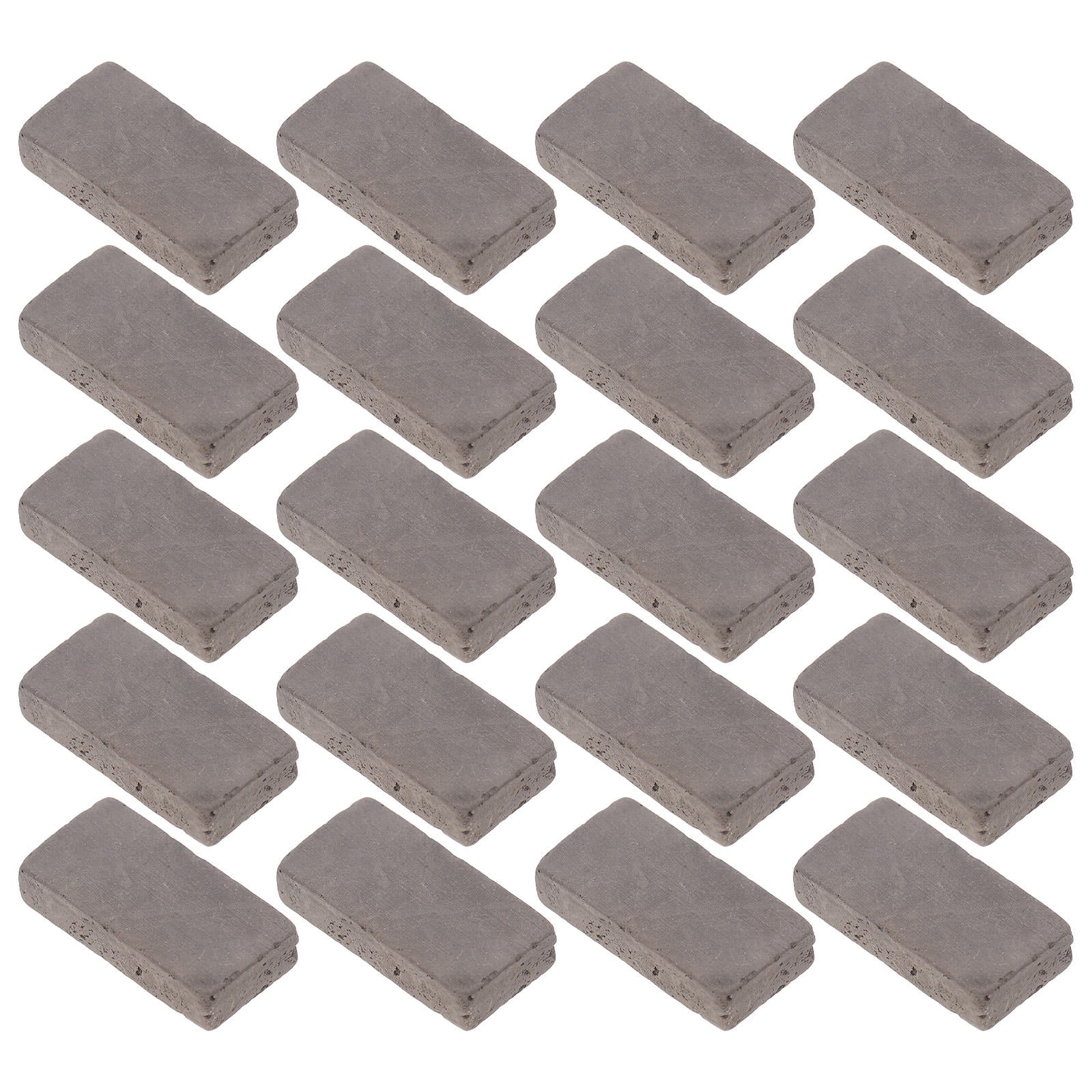 FRCOLOR 40 Pcs Bricks for Landscaping Architecture Model Materials Dark ...
