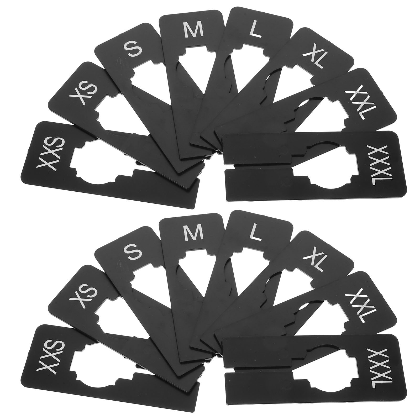 FRCOLOR 40pcs Plastic Clothing Size Dividers Clothes Size Dividers ...