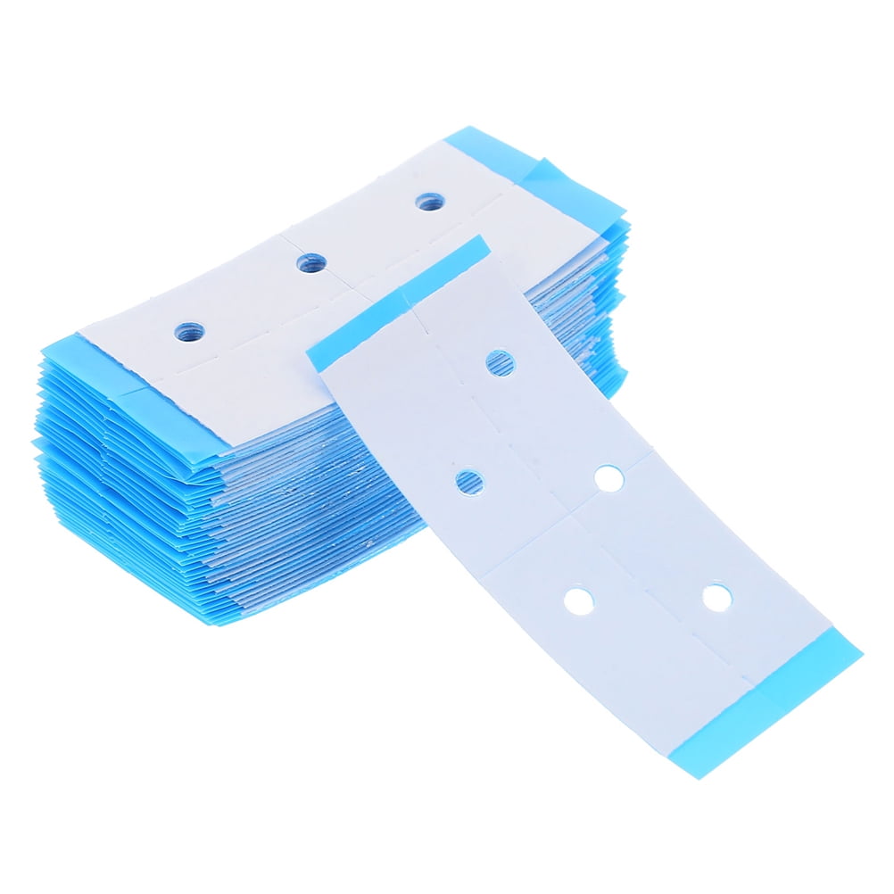 FRCOLOR 40 Pcs Hair Tape Wig Tape 4.50X2.00X0.20CM Sky-blue - Walmart.com